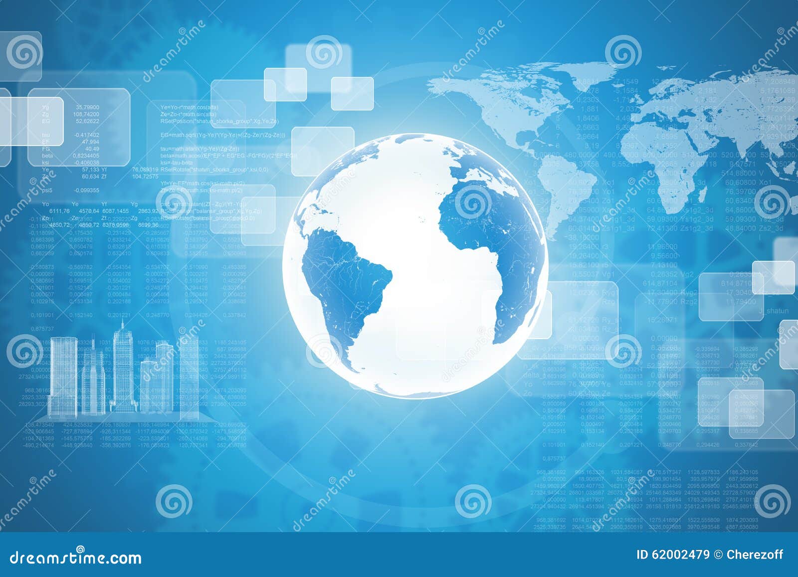 Abstract Background with Earth Stock Image - Image of building, world ...