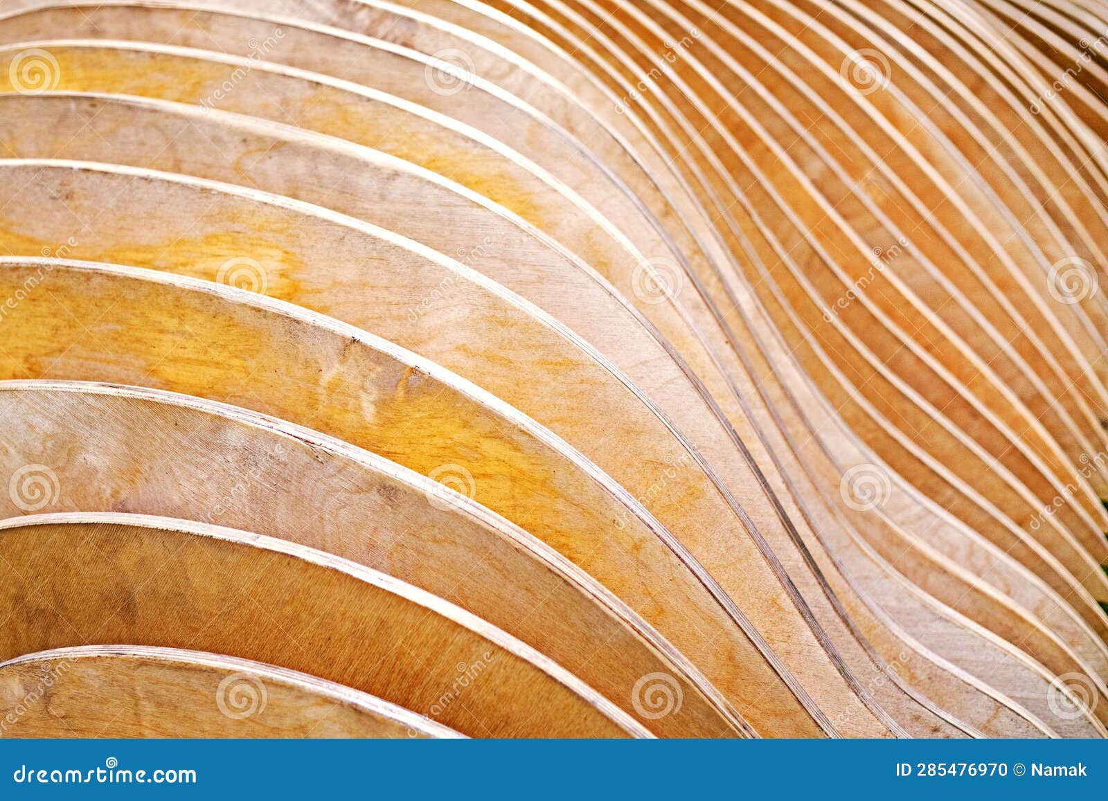 Abstract Background of Eco-friendly Plywood Round Elements for the ...