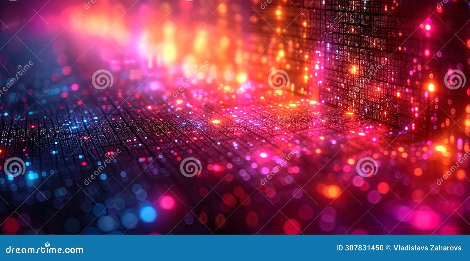 An Abstract Background with the Effect of Pixelization, Where Digital ...