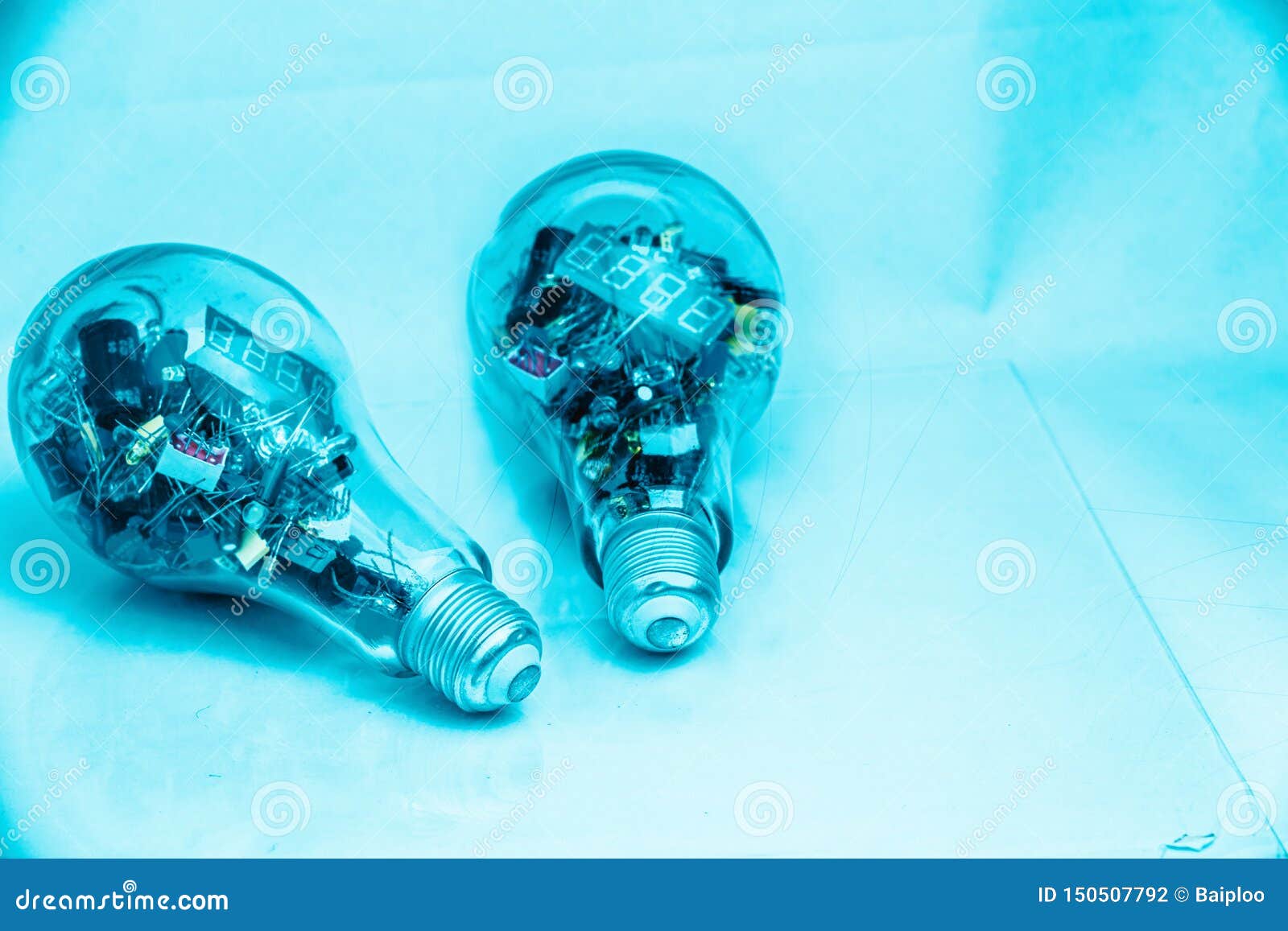 Abstract Background of Electronic Technology. Stock Photo - Image of ...