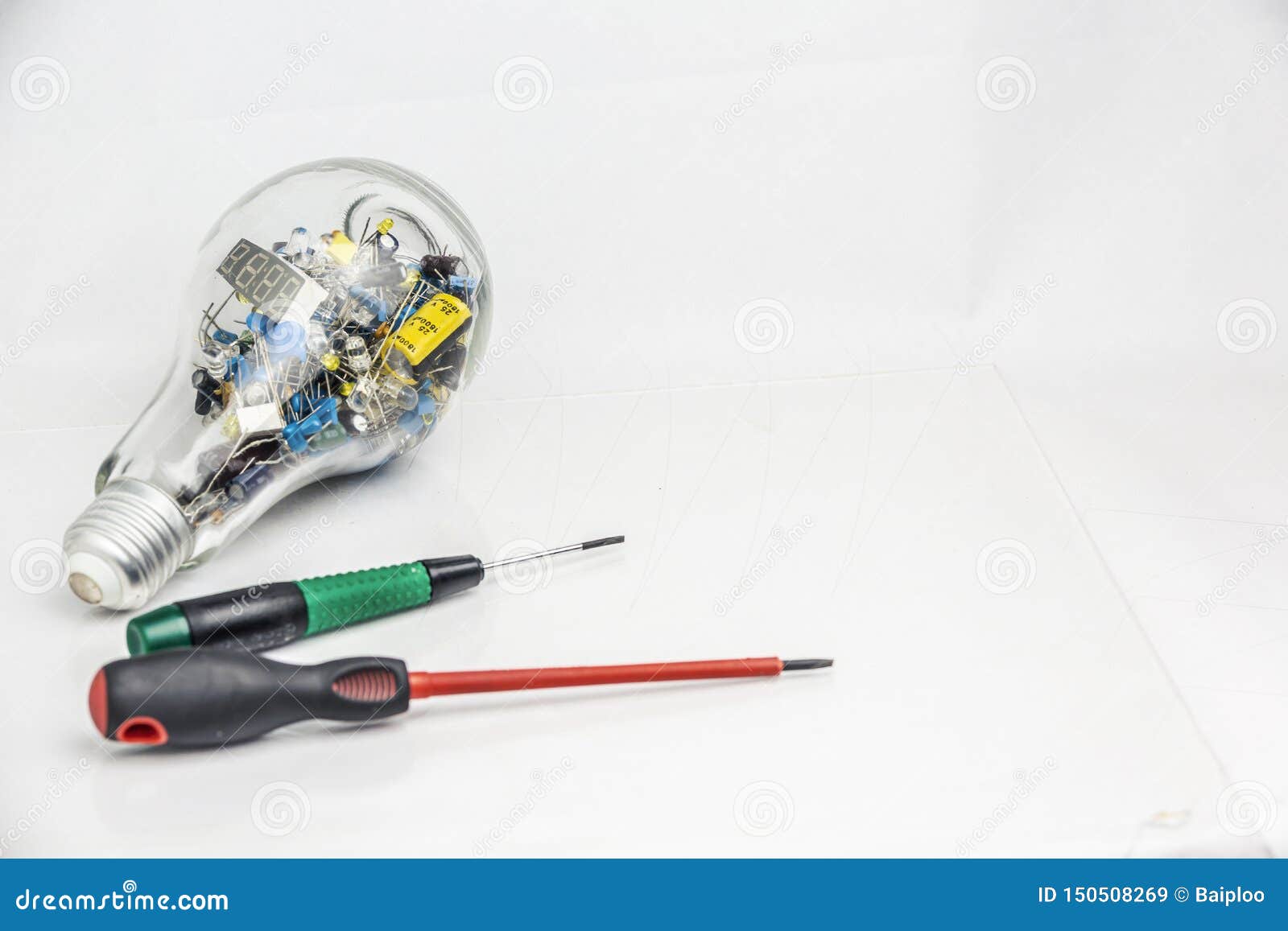 Abstract Background of Electronic Technology with an New Inovation Idea ...