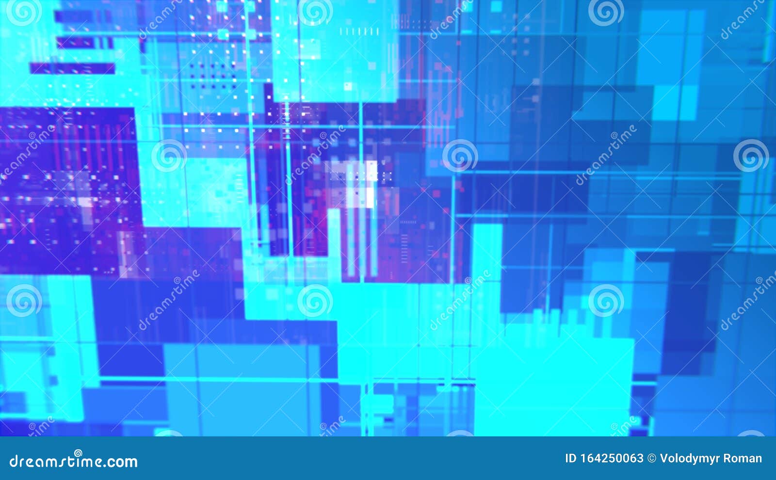 Abstract Background Element. Three-dimensional Composition of Curves ...