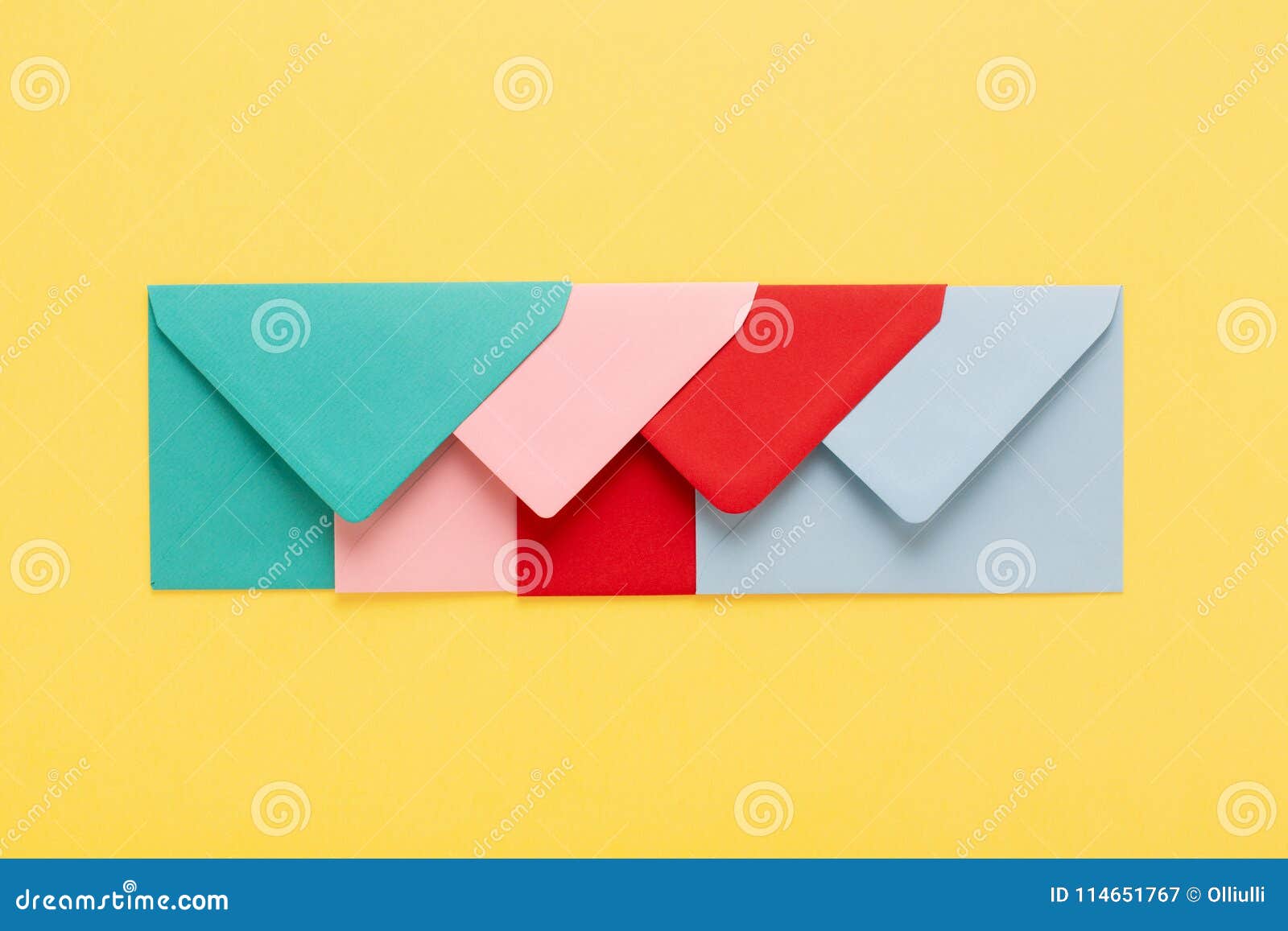 Abstract Background with Envelopes. Stock Image - Image of blog ...