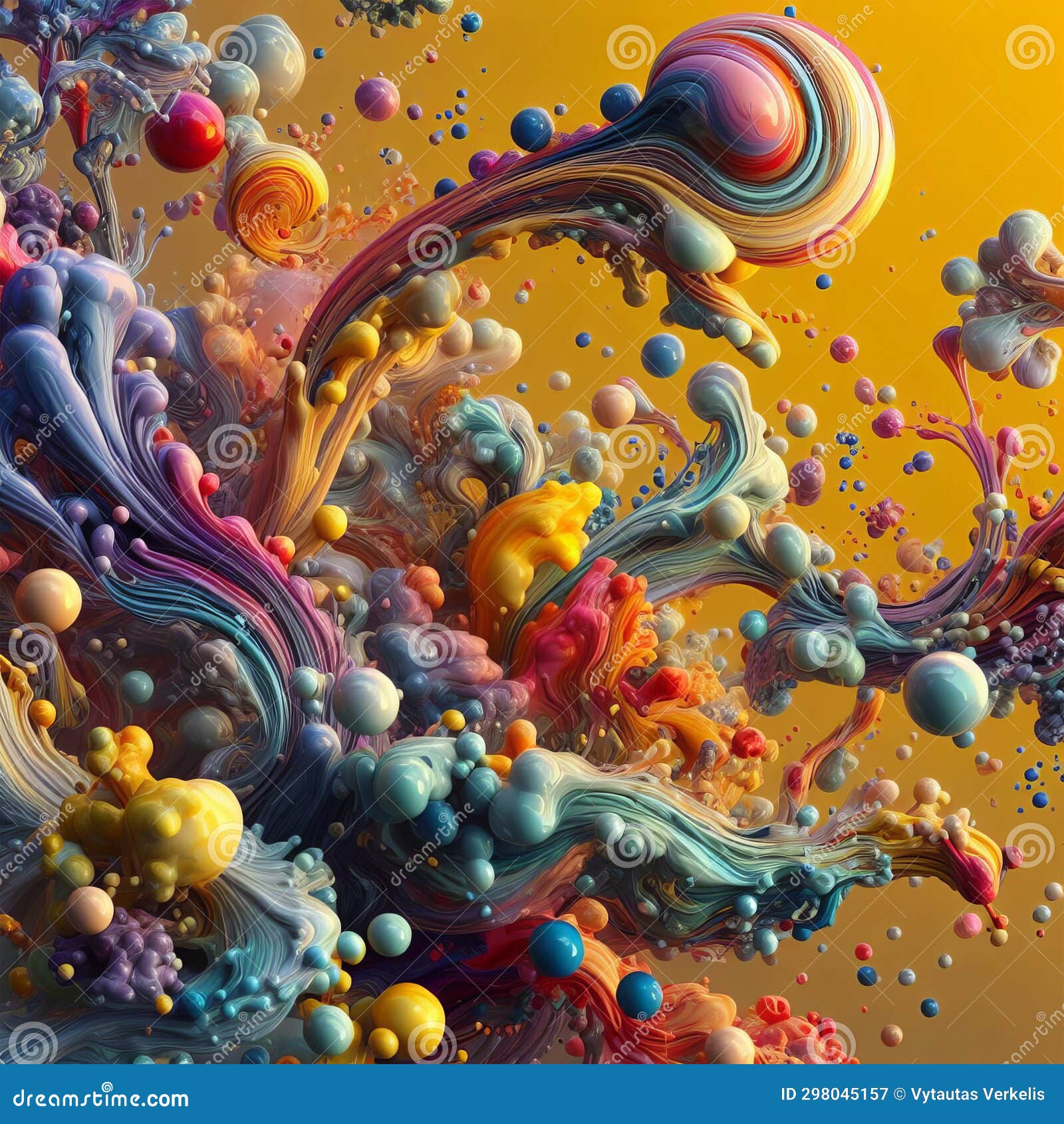 Abstract Background. Exploding Paint Texture Stock Image - Image of ...