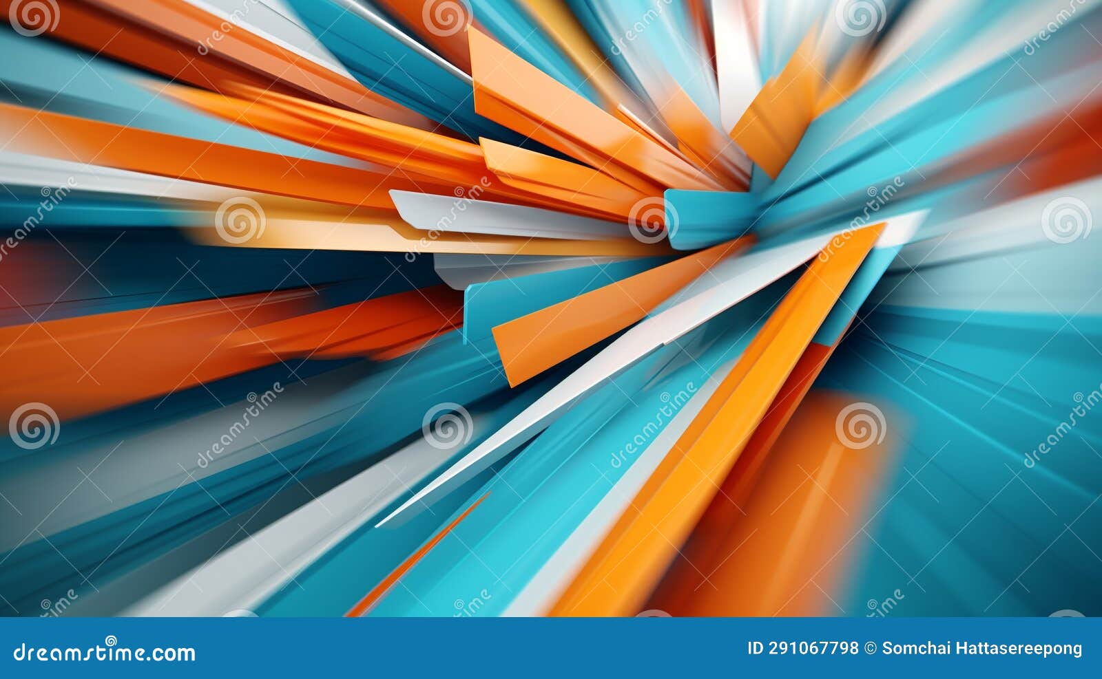 Abstract Background Explosion from the Center Stock Illustration ...