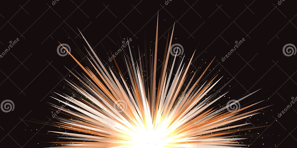 Abstract Background Explosion from Lines and Particles. Radial Explode ...