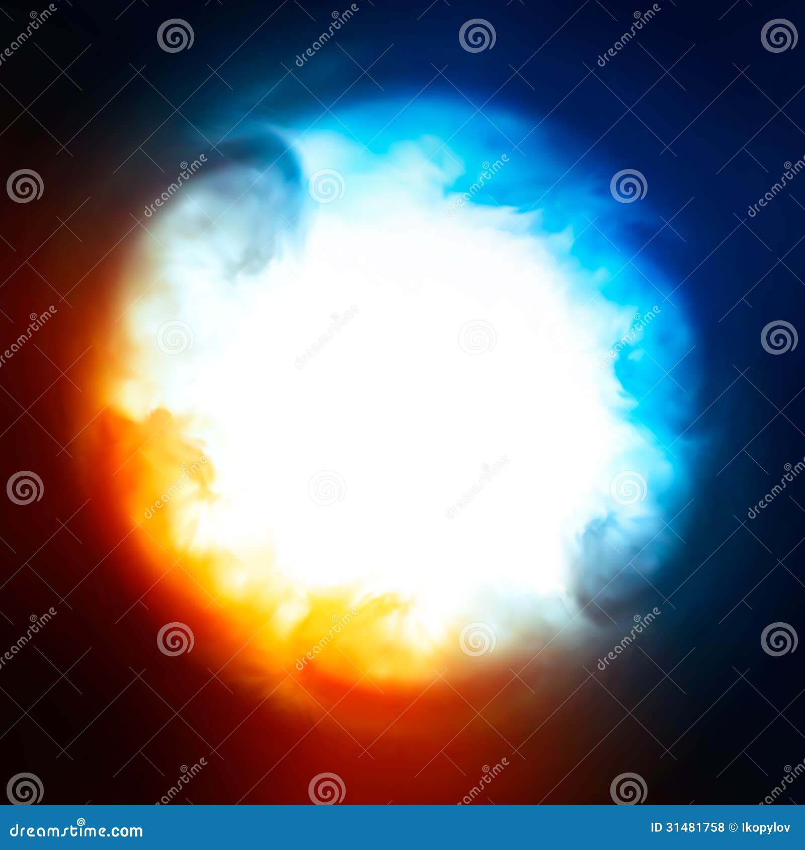 Abstract Background, Explosion in the Sky Stock Vector - Illustration ...