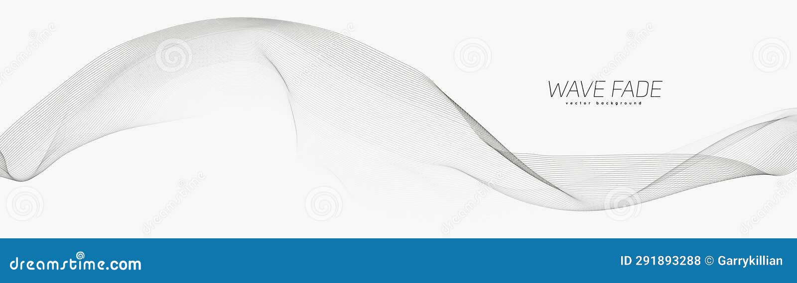 Abstract Background with Faded Line Waves. Warped Waveform. Stock ...