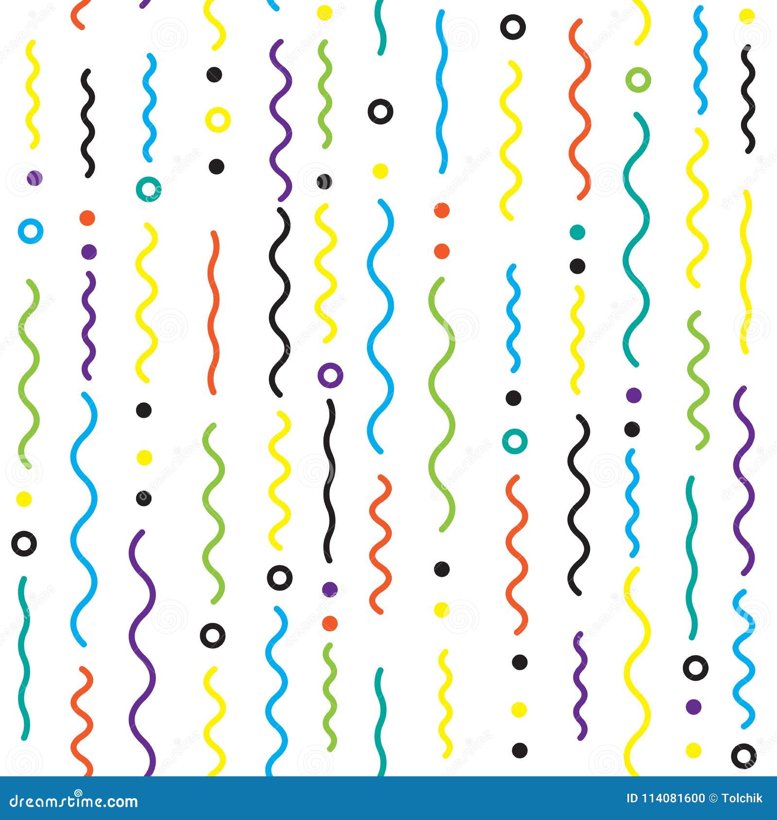 Abstract Background with Falling Line Confetti Pattern, Vector Stock ...