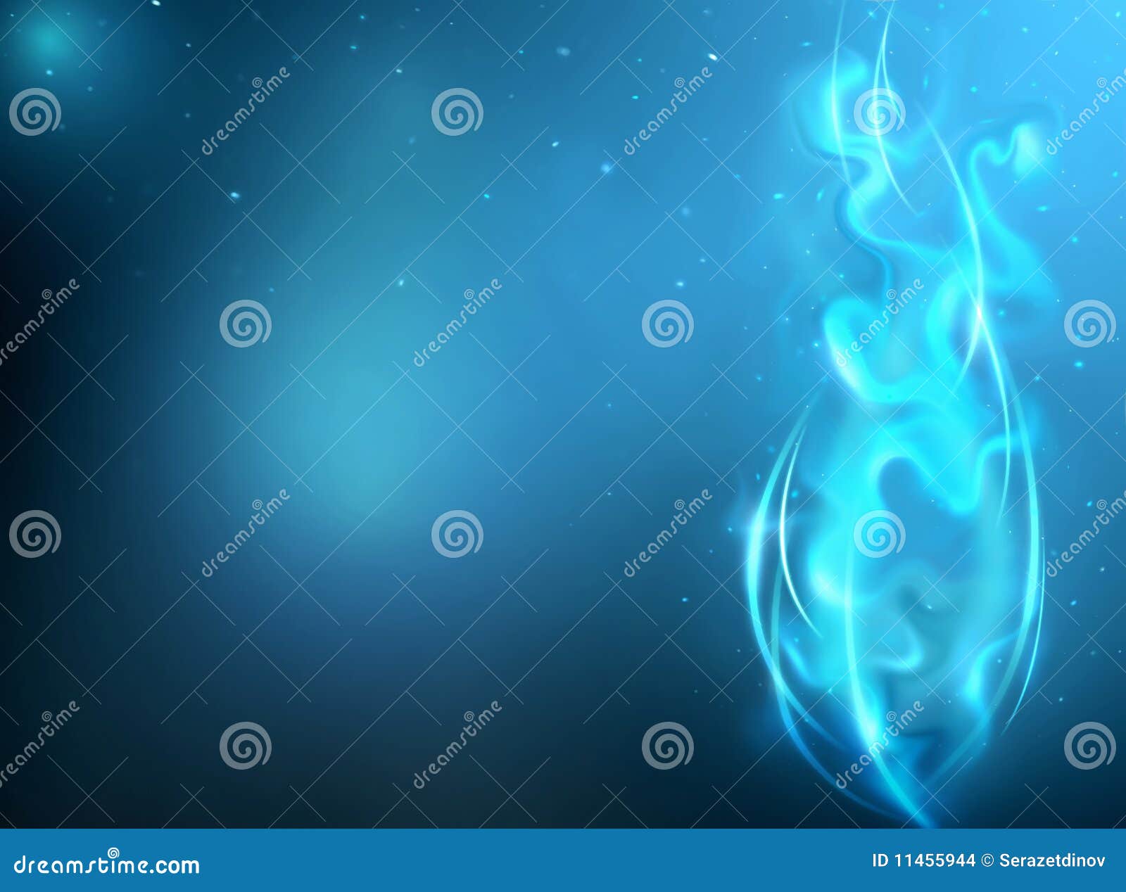 Abstract Background with Fantasy Fire Stock Illustration - Illustration ...