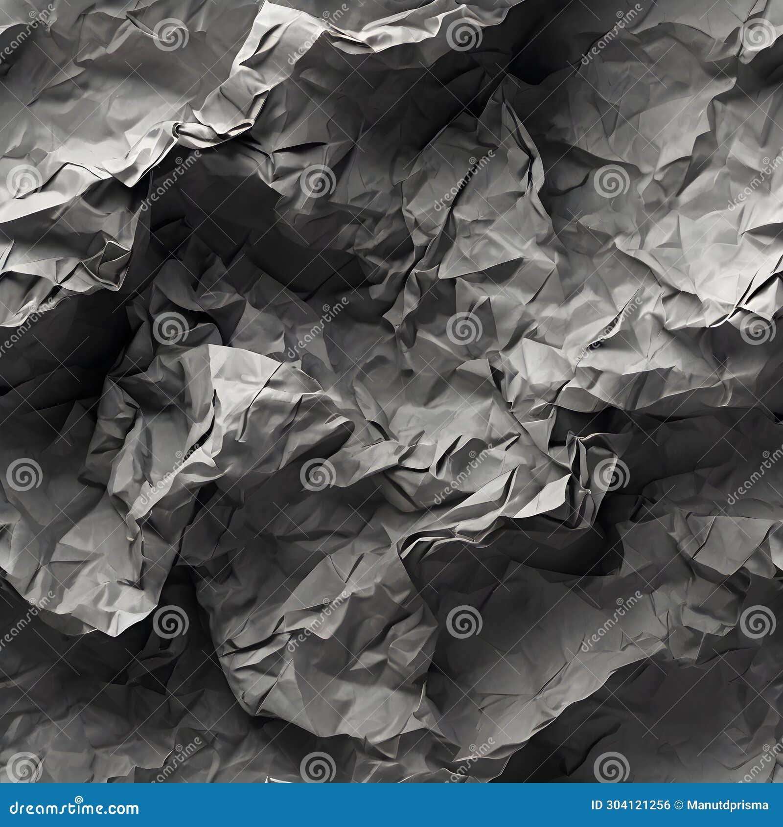 Grey Crumpled Paper Texture Abstract Background Stock Illustration ...