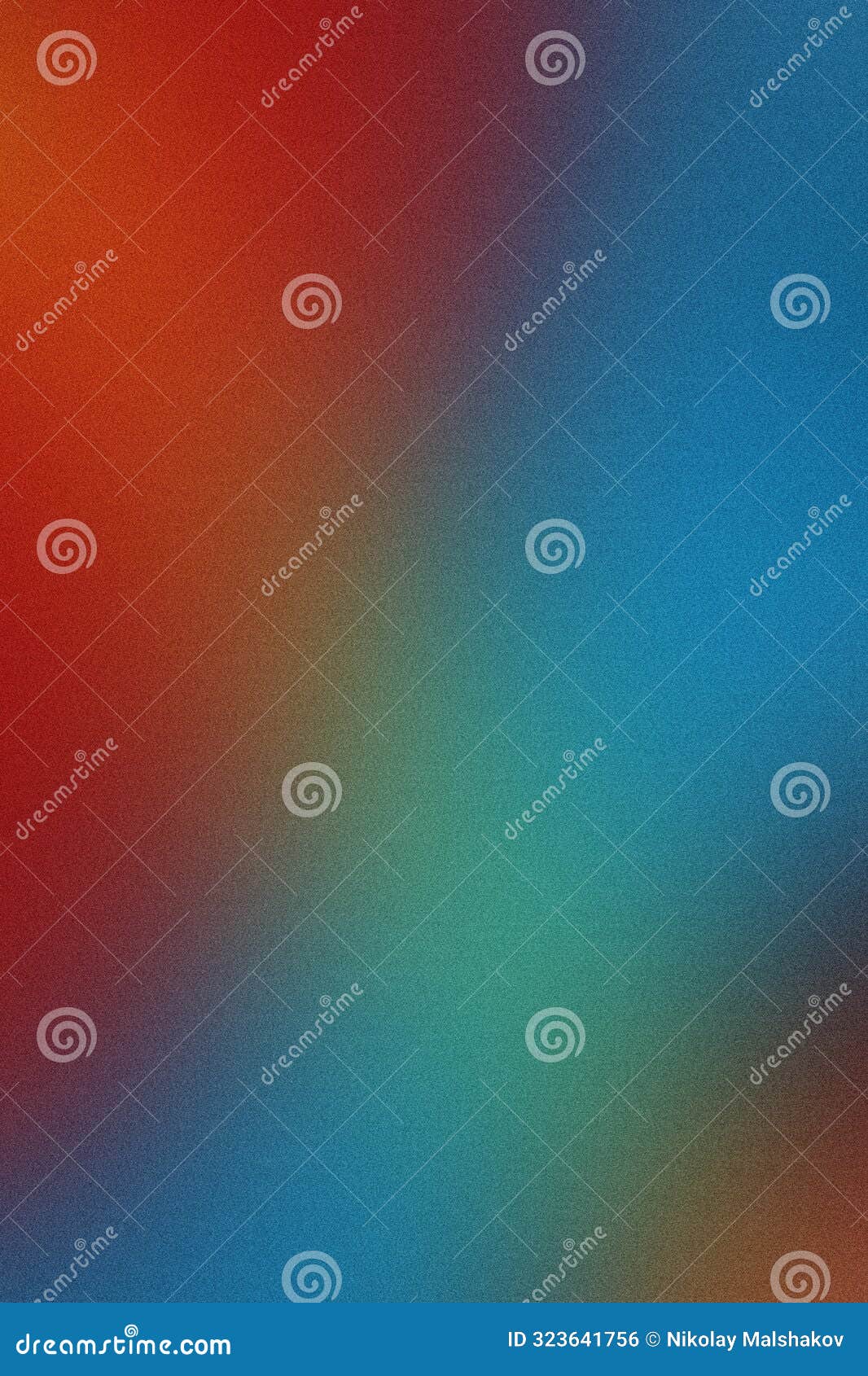 Abstract Background Featuring a Gradient Blending Red, Orange and Blue ...