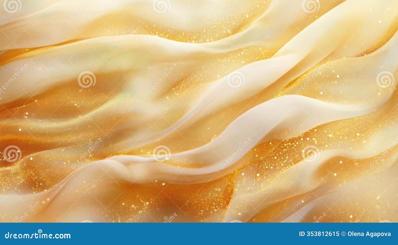 Abstract Background Featuring a Wave of Soft, Translucent Fabric, with ...