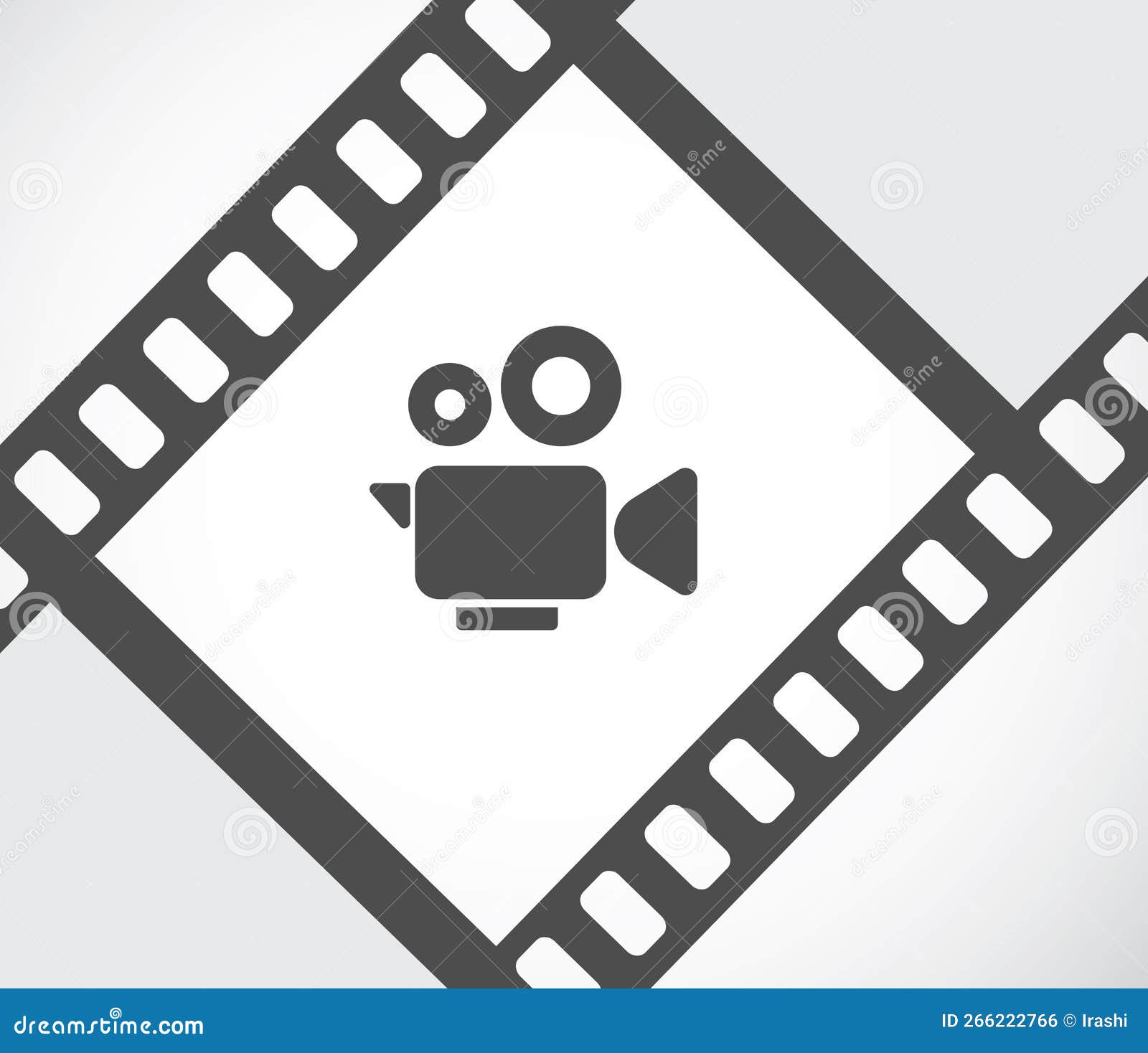 Abstract Background with Film Reel Stock Vector - Illustration of frame ...