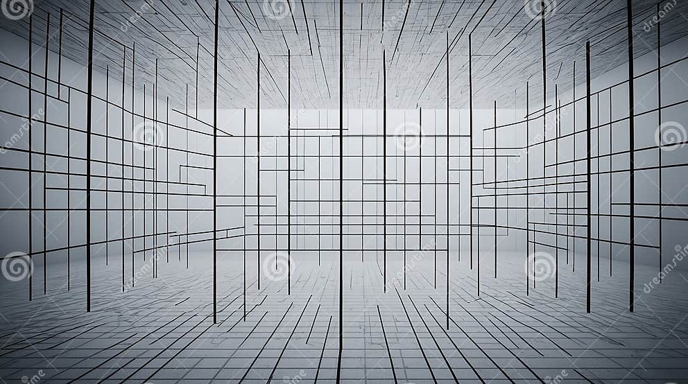 Abstract Background on the Finance Theme - Grid of Intersecting Lines ...