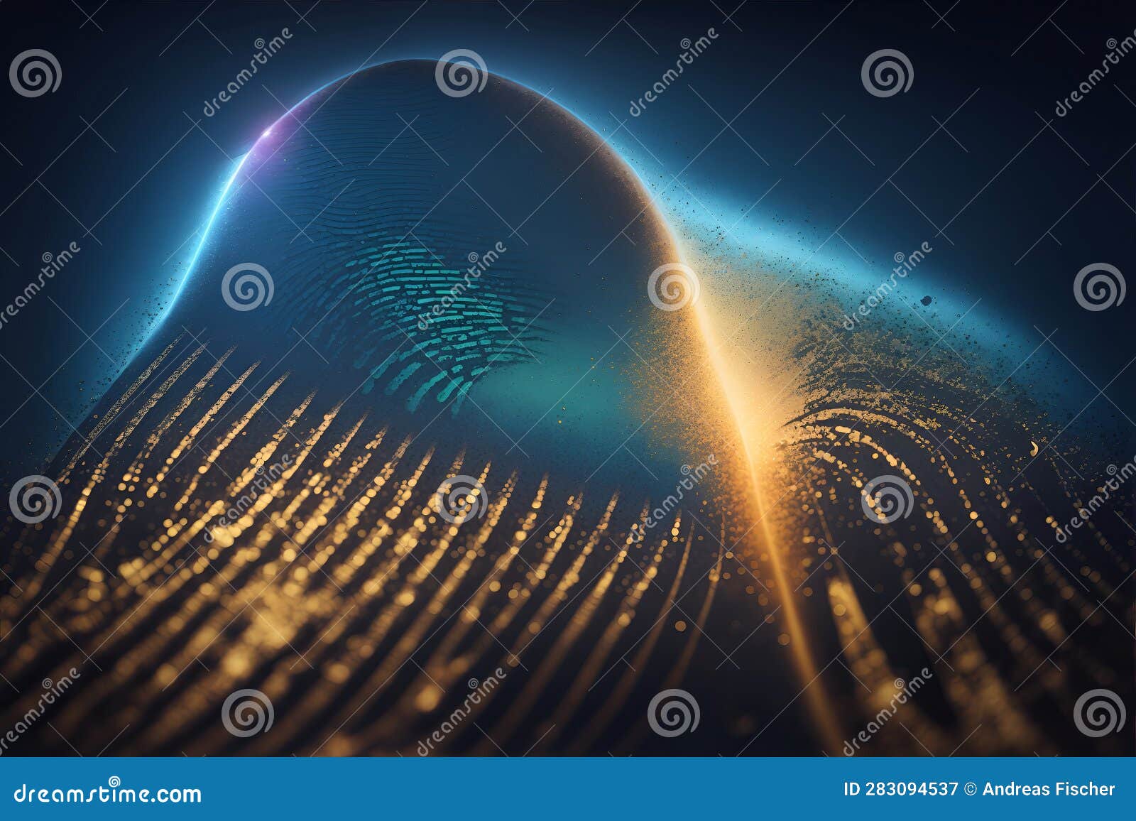 Abstract Background in Fingerprint Tech Style for Background Texture ...