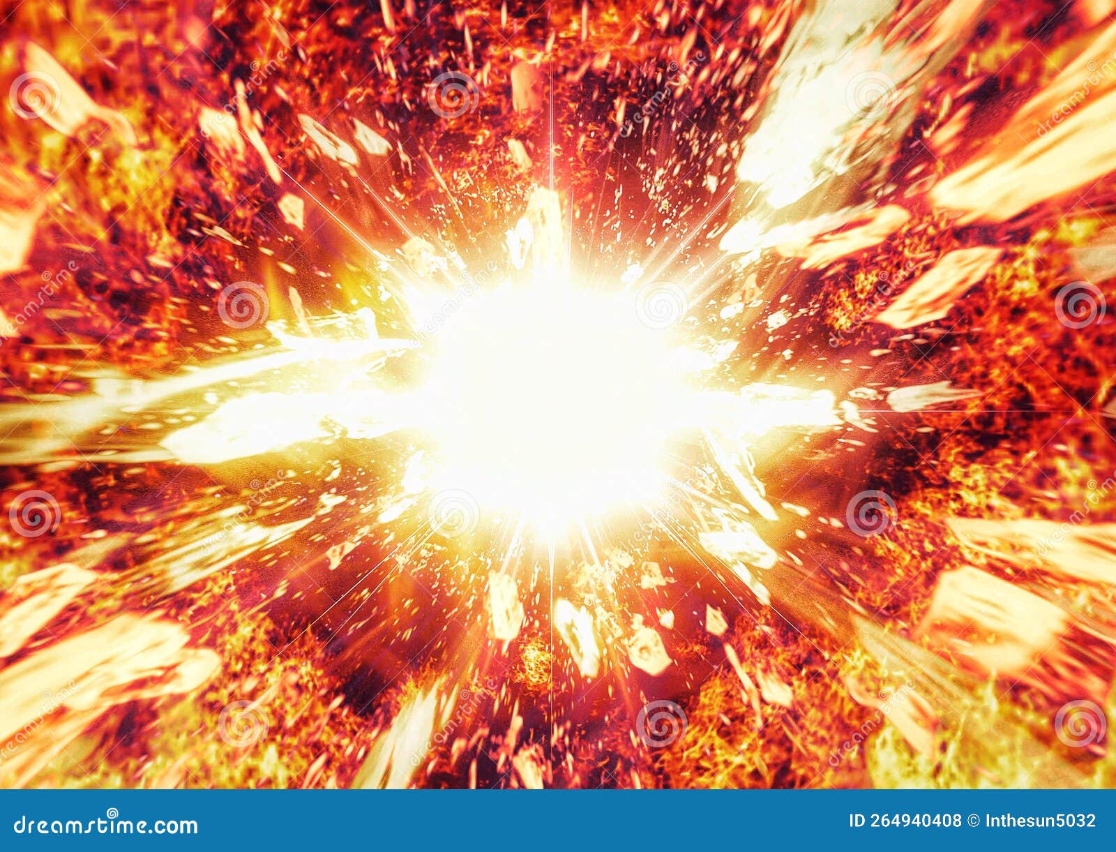 Abstract Background with Fire Flames Exploding in the Air Stock ...