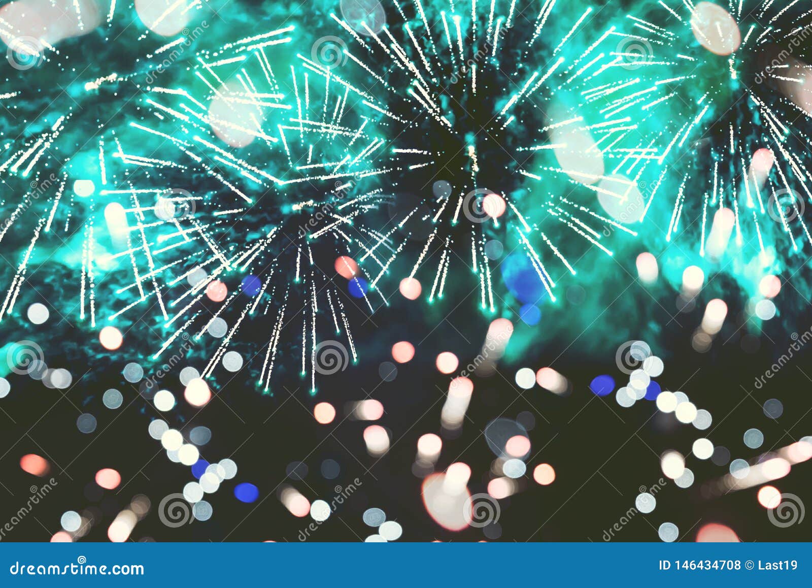 Abstract Background. Fireworks Circle Blur Stock Photo - Image of bokeh ...