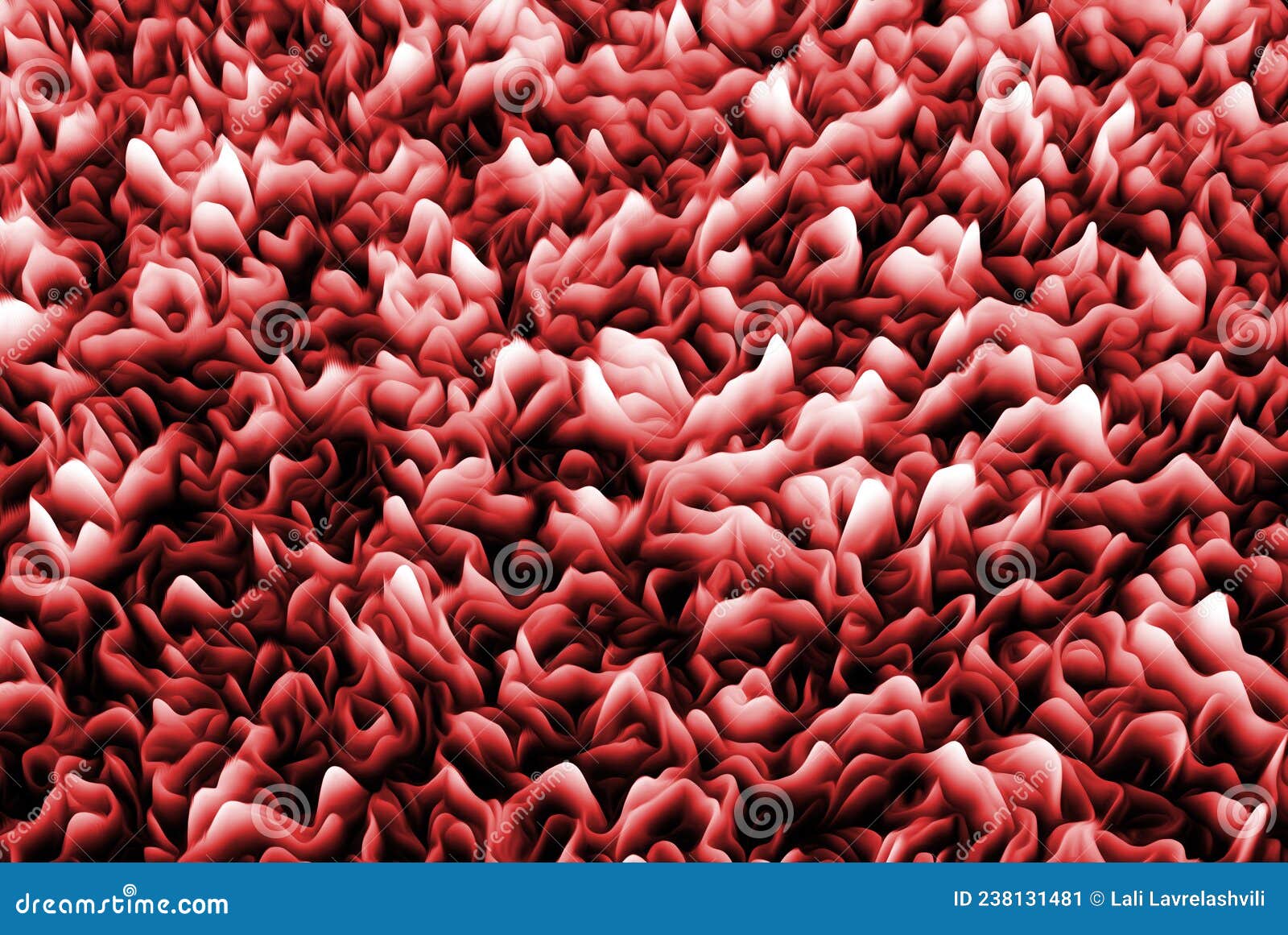 Abstract Background, Abstract Flower Surface Texture. 3d Illustration ...