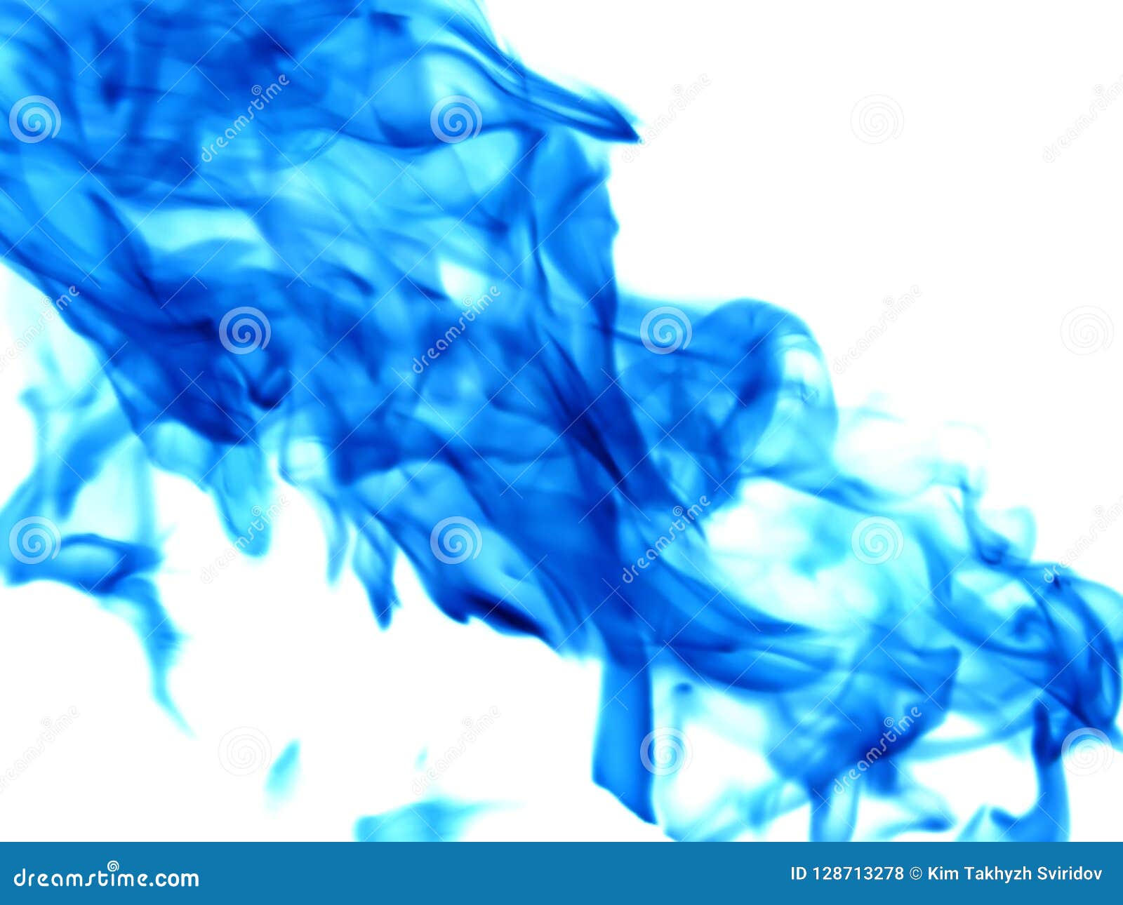 Abstract Background of Flowing Ink in Water on a White Background Stock ...
