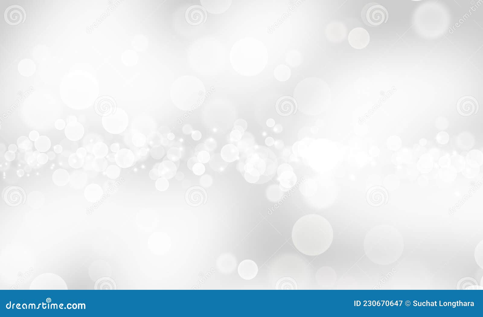 Abstract Background. Fluorescent Grey White Bright Bokeh Stock ...