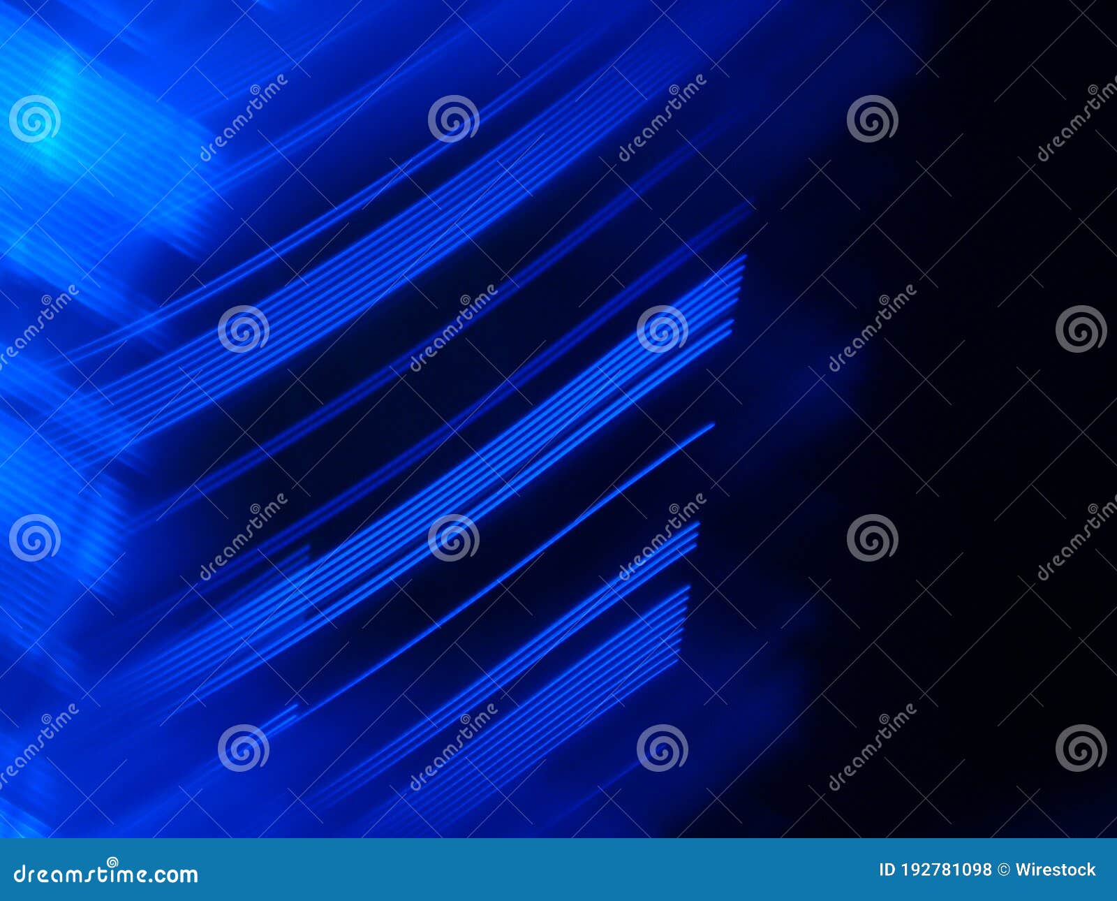 Abstract Background with Focused and Controlled Blue Lights Stock Photo ...