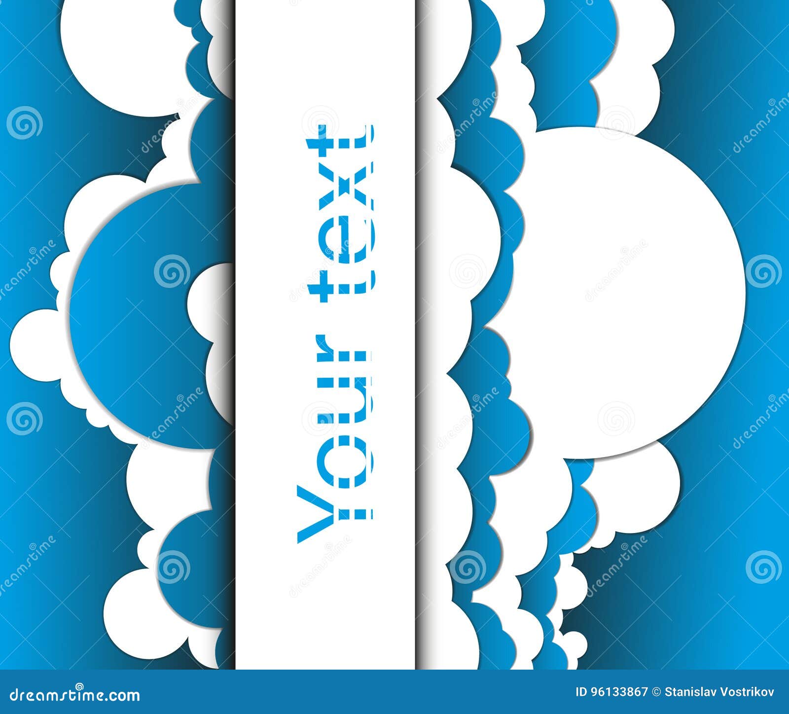 Abstract Background in the Form of Clouds Stock Vector - Illustration ...