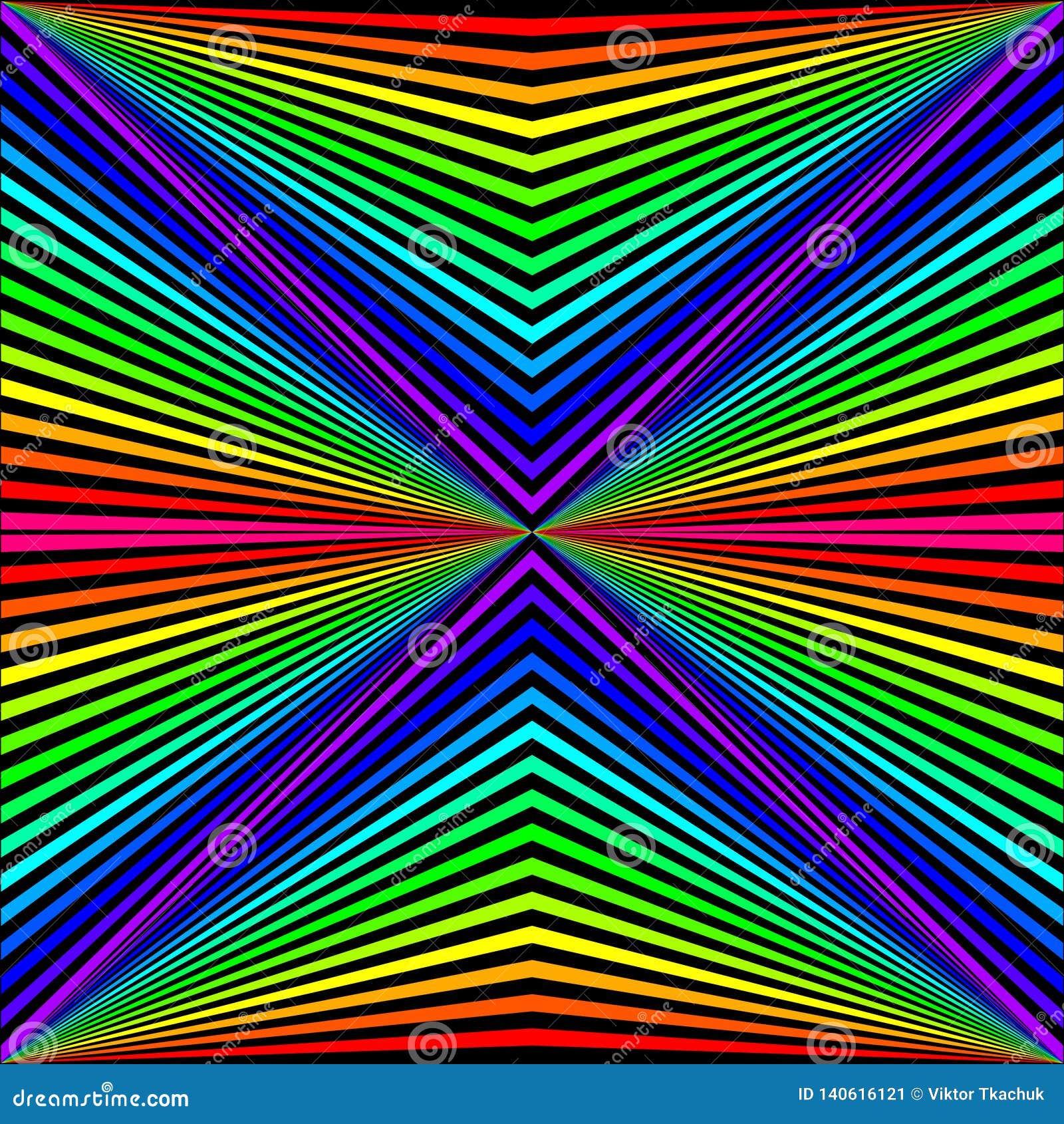 Abstract Background in the Form of Colored Rays Stock Vector ...