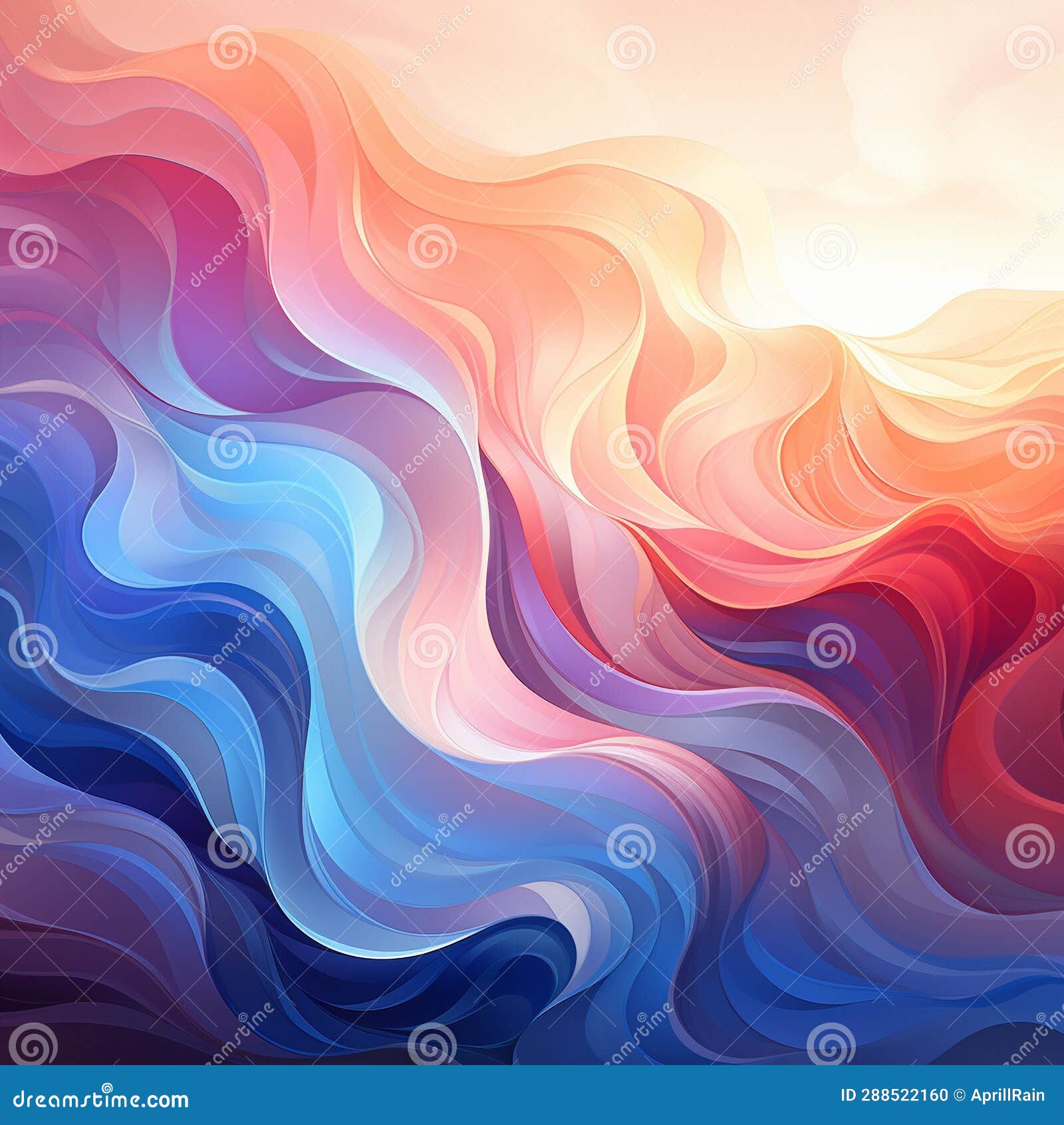Abstract Background in the Form of Gradient Silk Waves Stock Photo ...