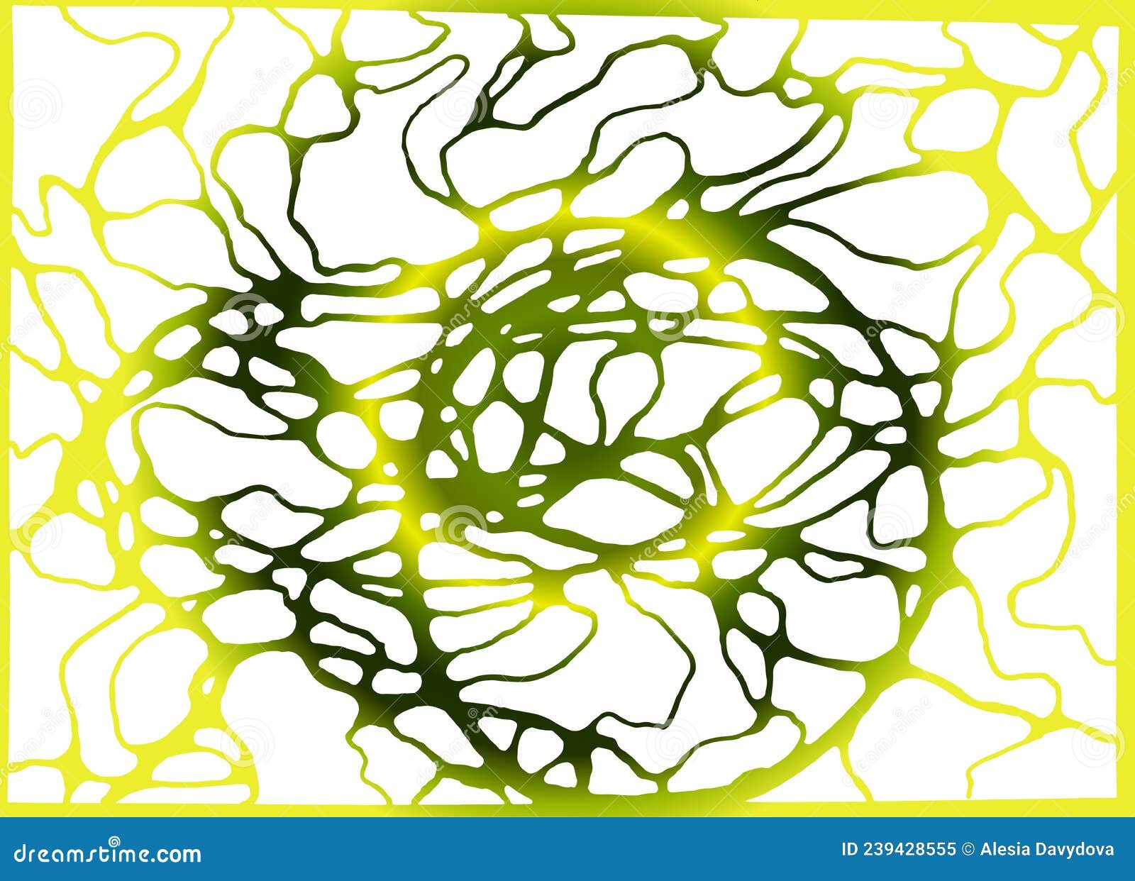 Abstract Background In The Form Of Plexuses, Neural Connections And ...