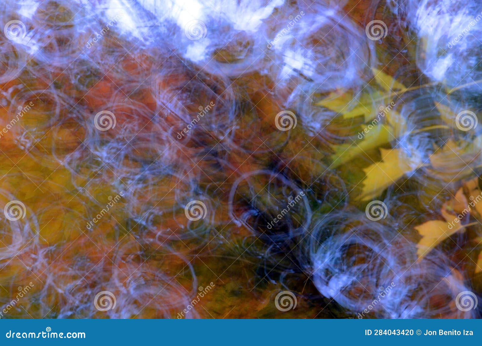 Abstract Background Formed by Leaves of Trees Moved by the Wind ...