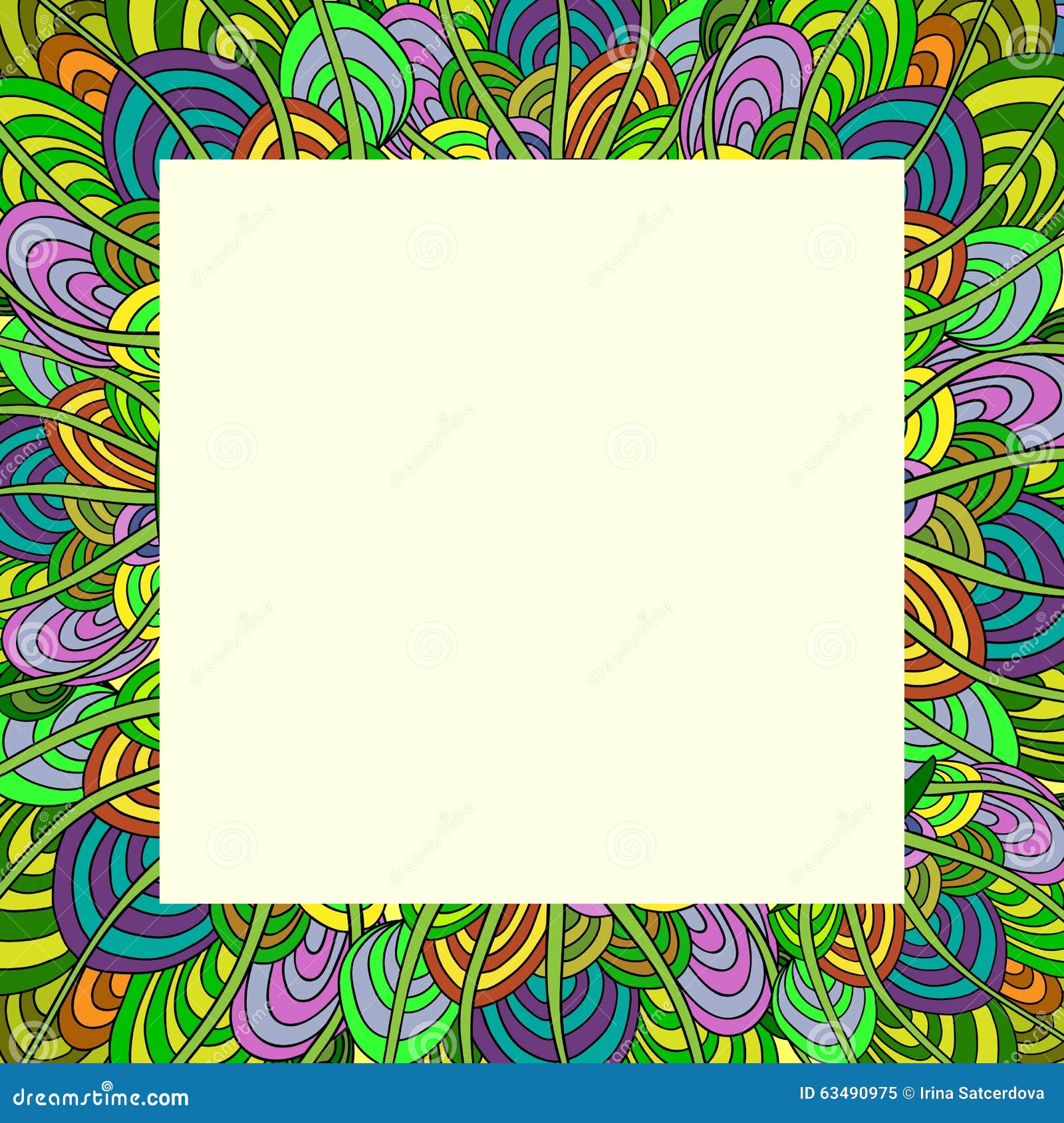 Abstract background frame stock vector. Illustration of idea - 63490975