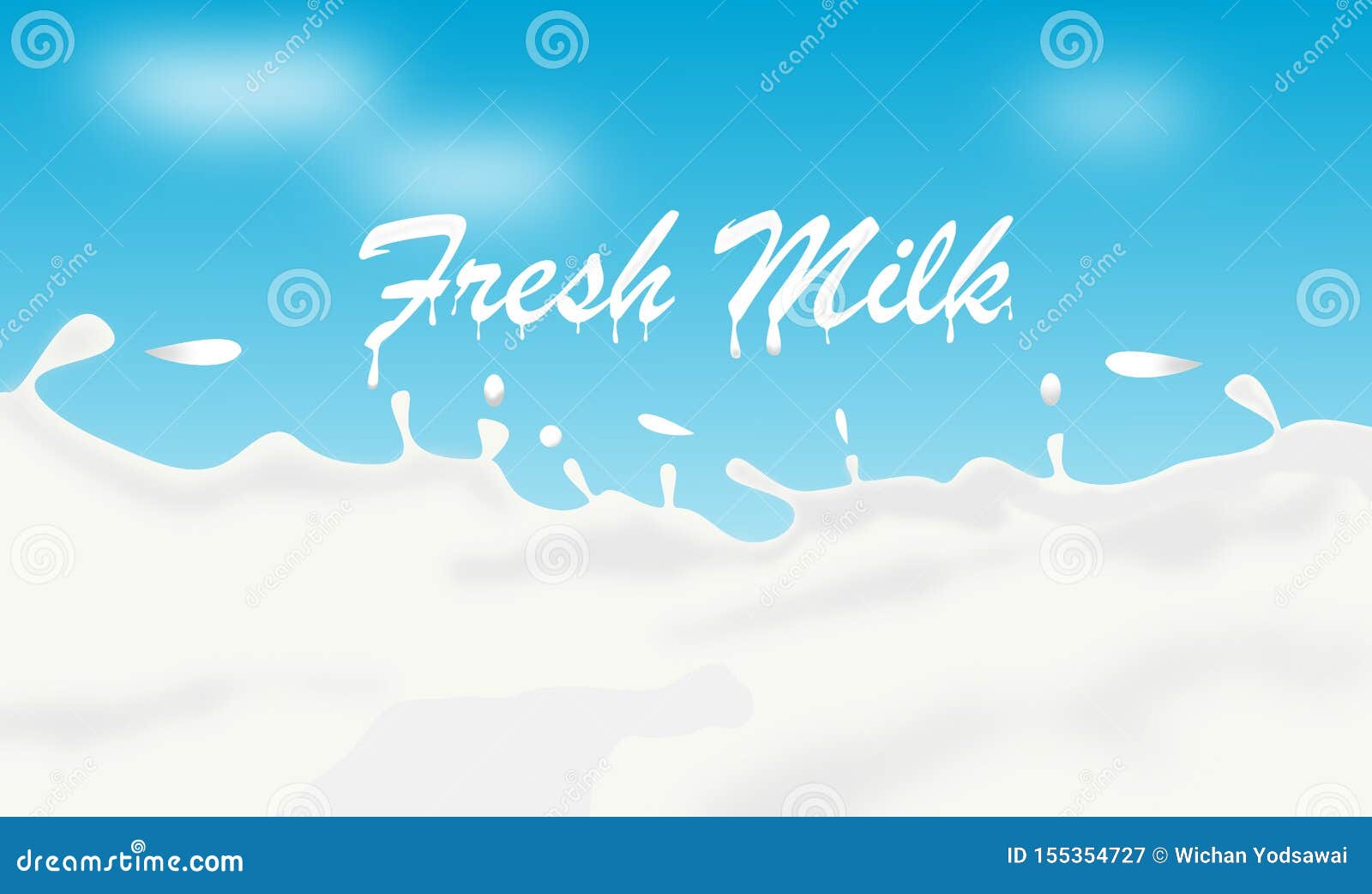 Abstract Background Fresh Milk Illustration Vector Design Stock Vector ...
