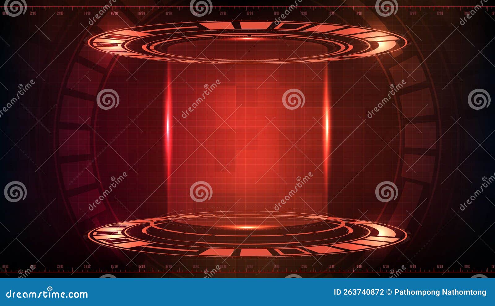 Sci-fi Background - Teleportation To Another World Royalty-Free Stock ...