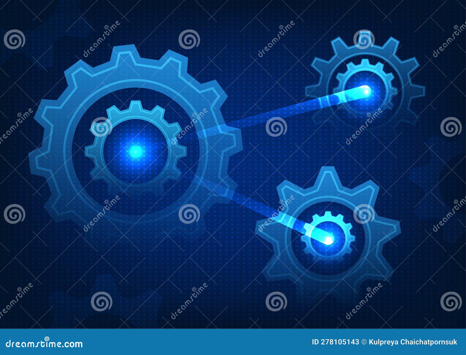 Abstract Background Gear Technology Represents Modern Era Driving Gear ...