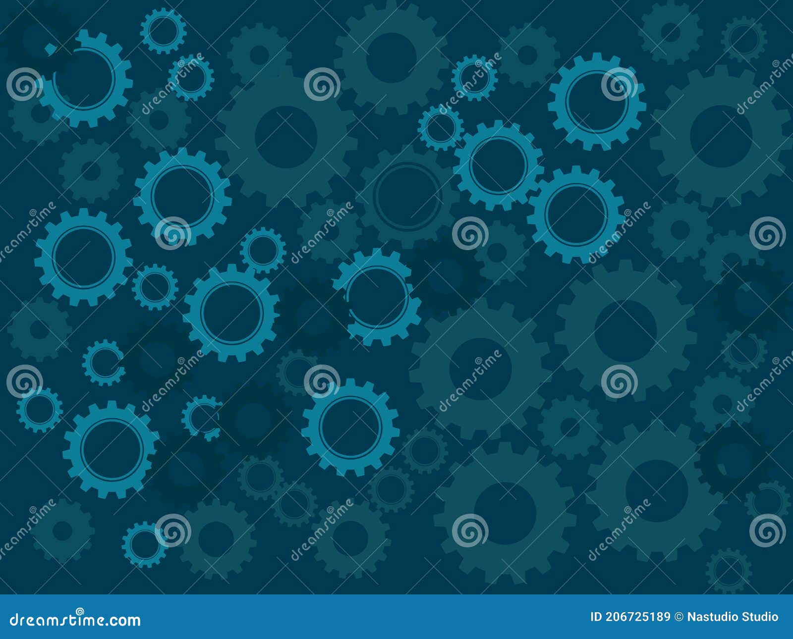 Abstract Background and Gears Background. Vector Illustration Stock ...