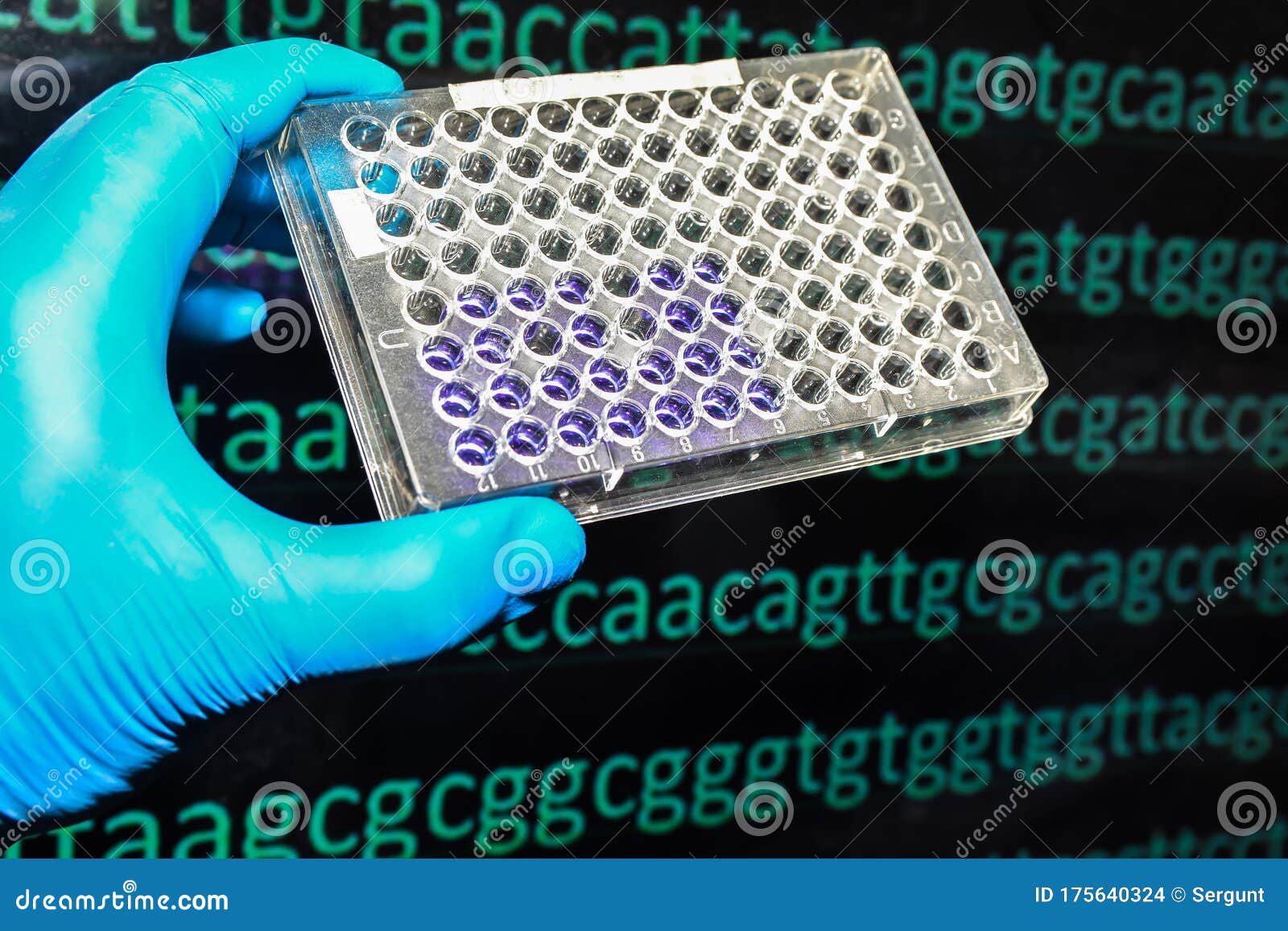 Abstract Background, Genetic Code Stock Photo - Image of chromosomes ...