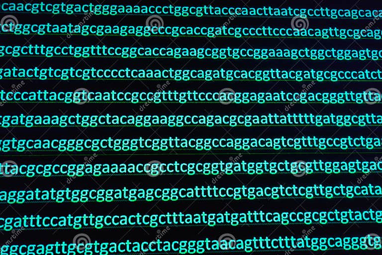 Abstract Background, Genetic Code Stock Photo - Image of ...