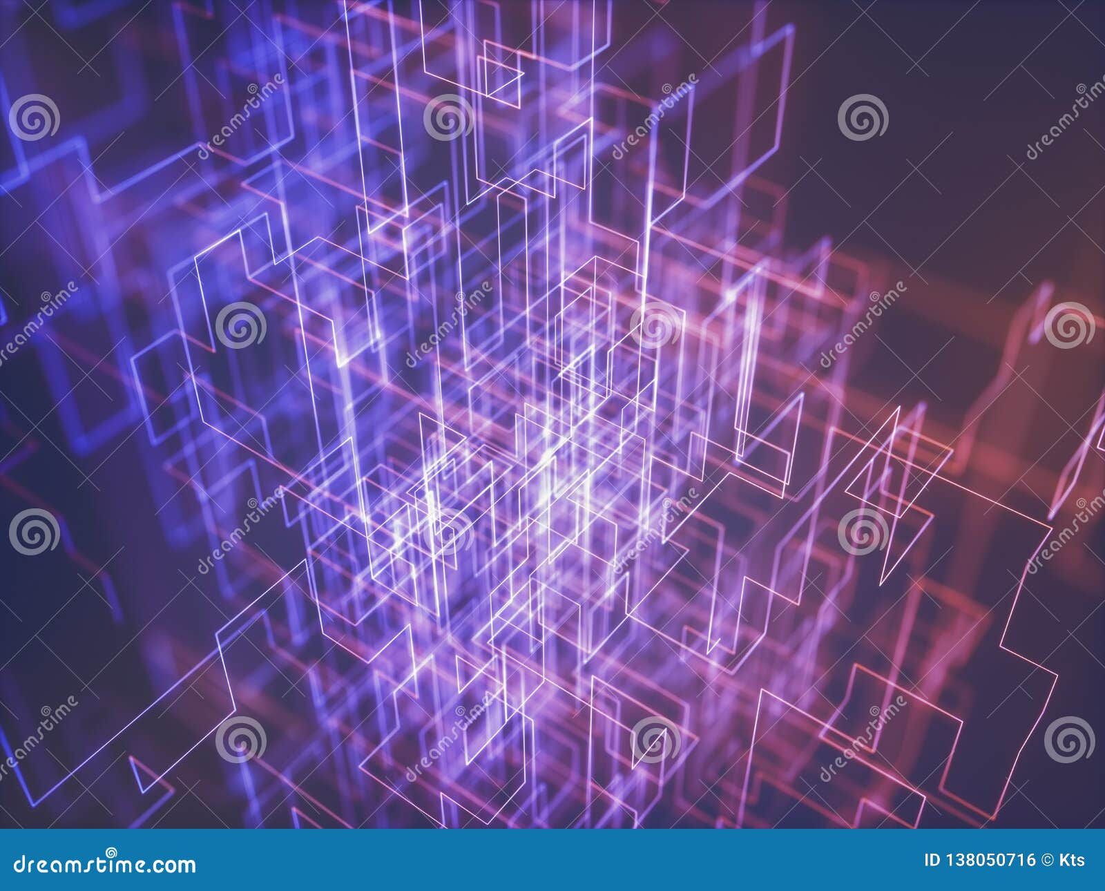 Abstract Background Geometric Connections Stock Illustration ...