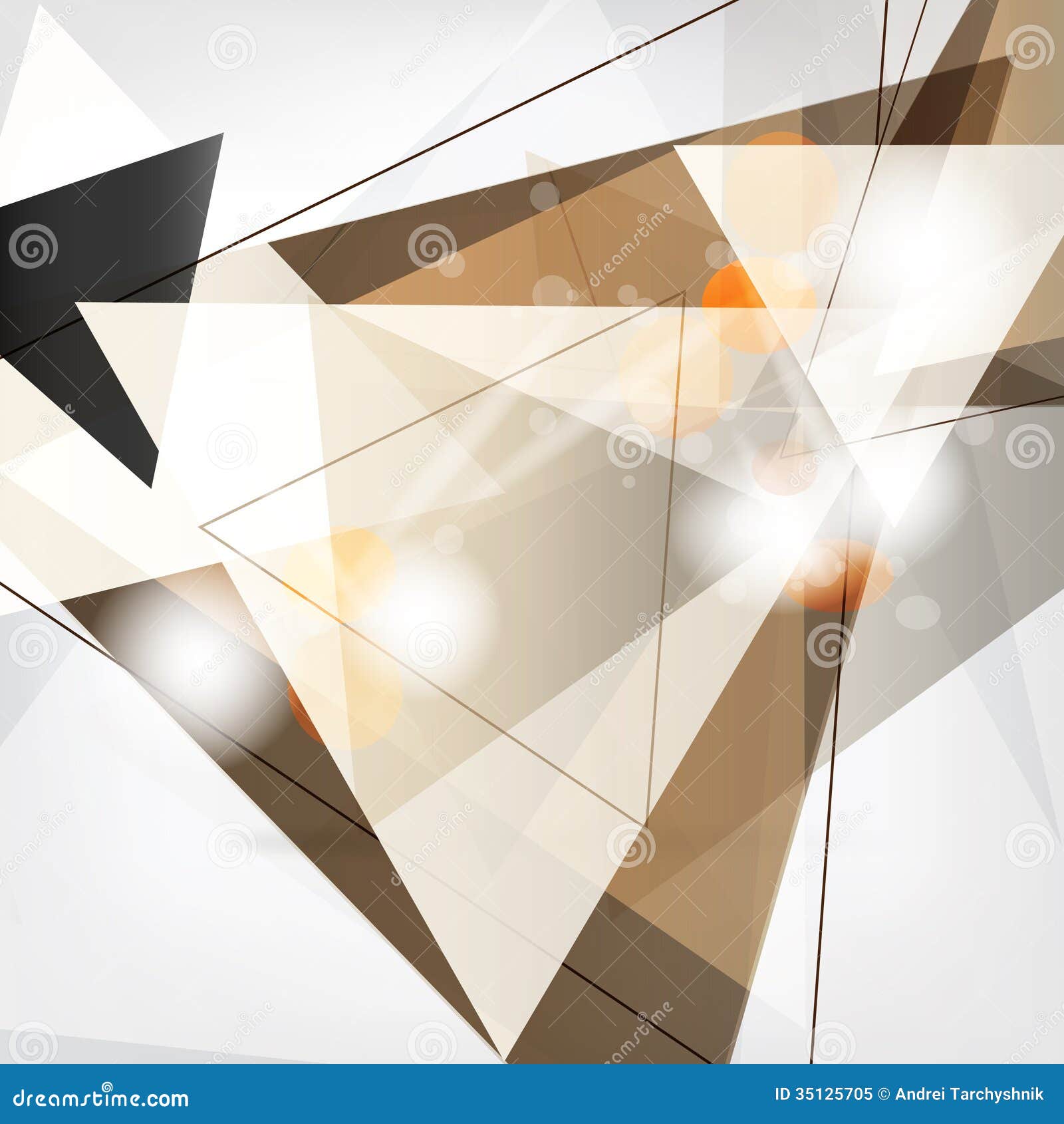 Abstract Background with Geometric Elements Stock Vector - Illustration ...