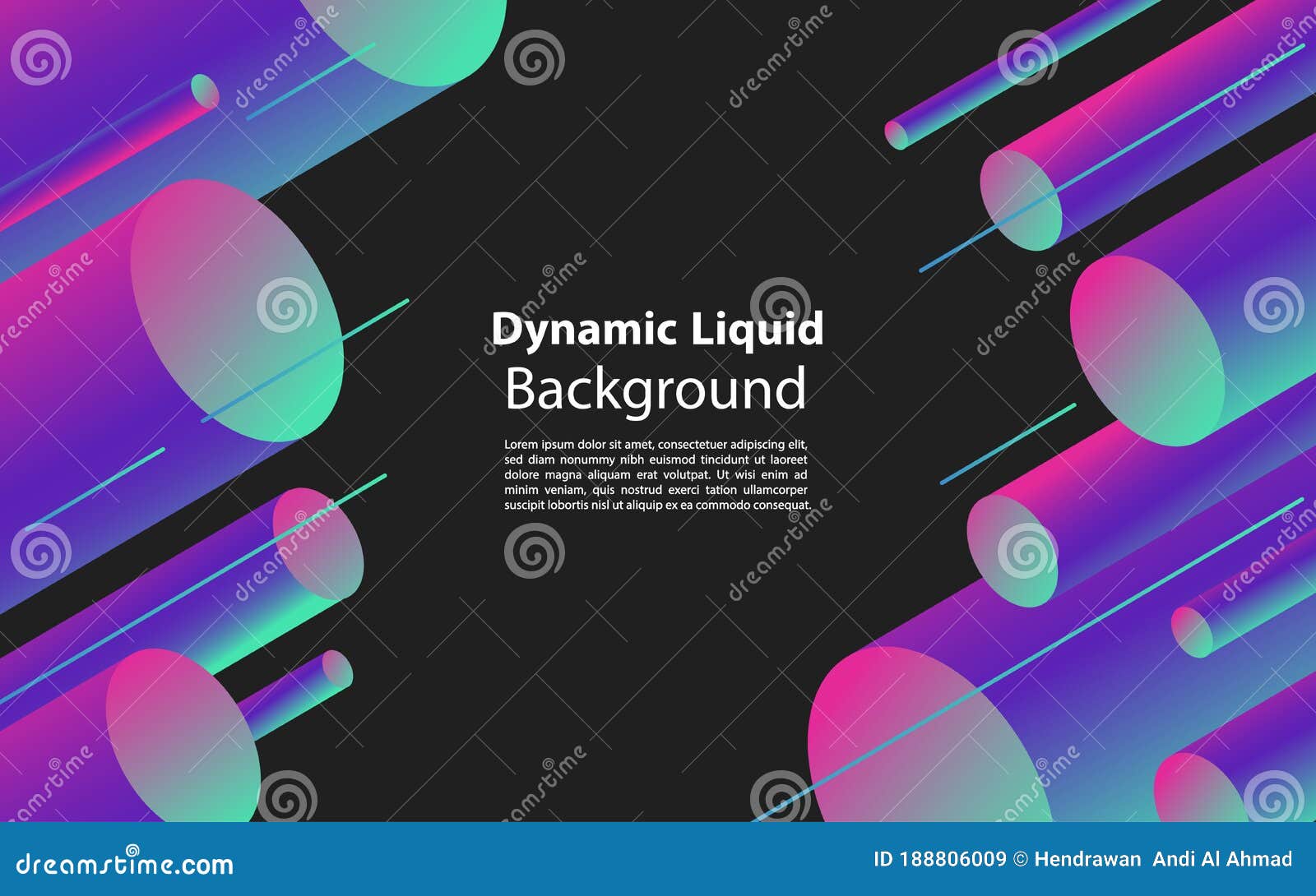 Abstract Background with Geometric Gradient Circle. Graphic Design ...