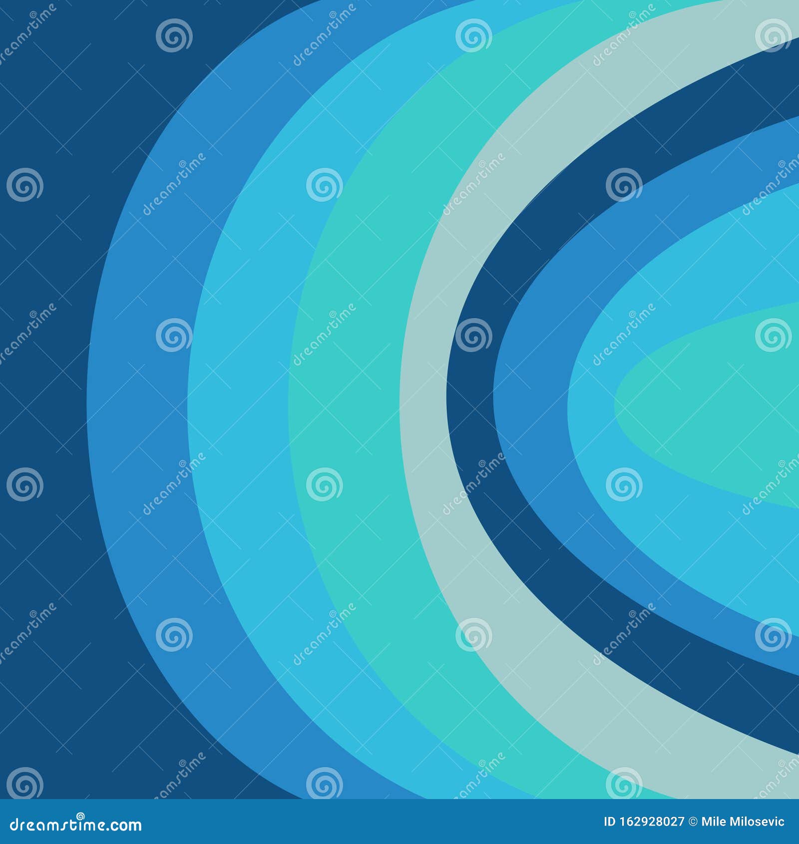 Abstract Background with Geometric Layers of Circles Shapes Stock ...