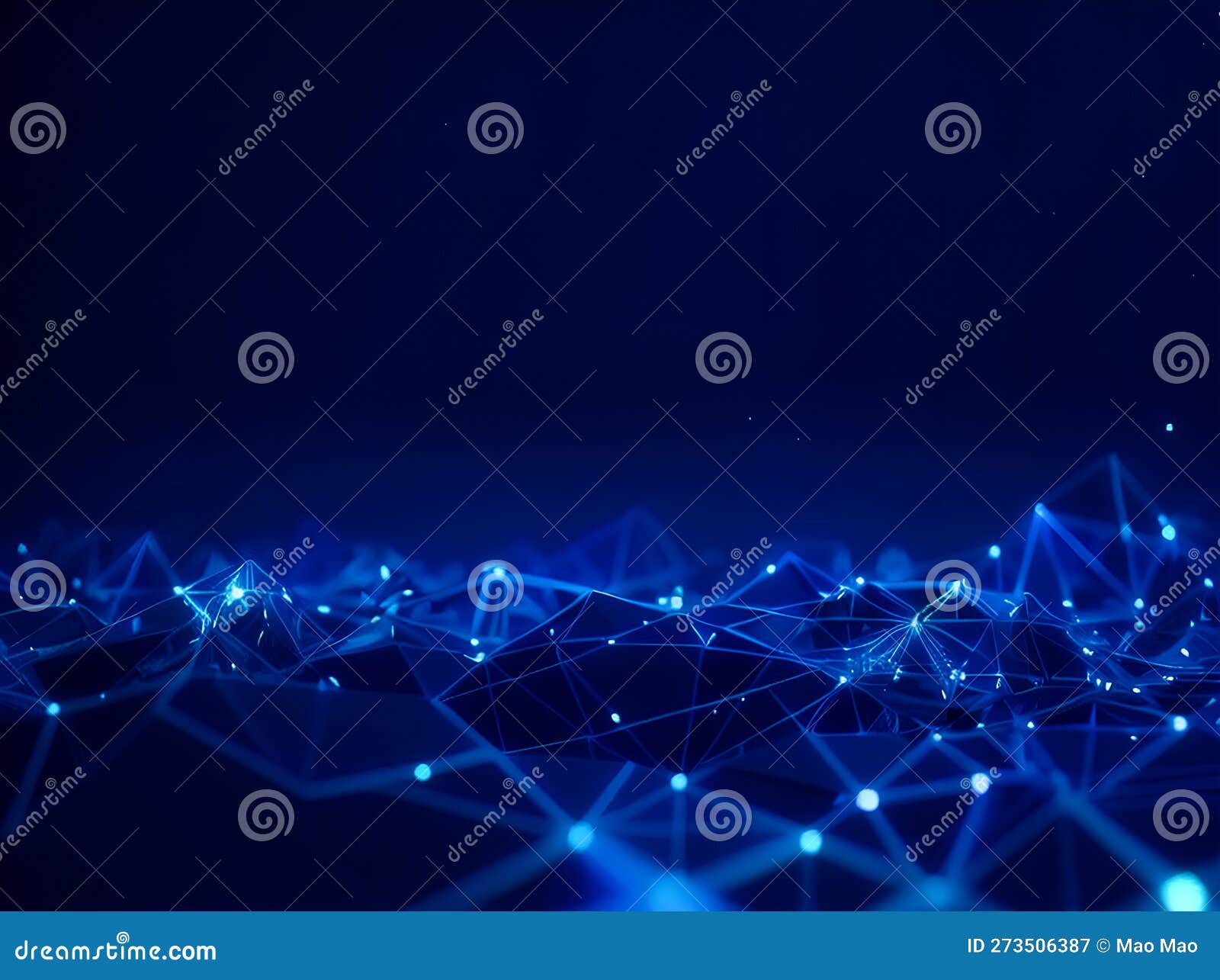 Abstract Background Geometric with Polygon Line and Dots for Science ...
