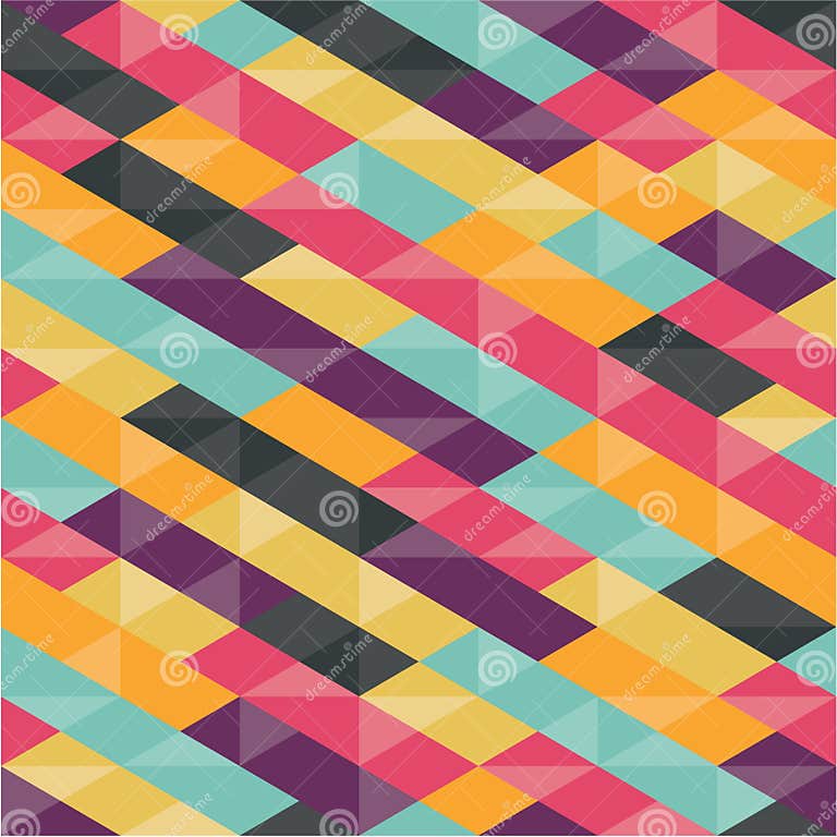 Abstract Background - Geometric Seamless Pattern Stock Vector - Illustration of design, seamless ...
