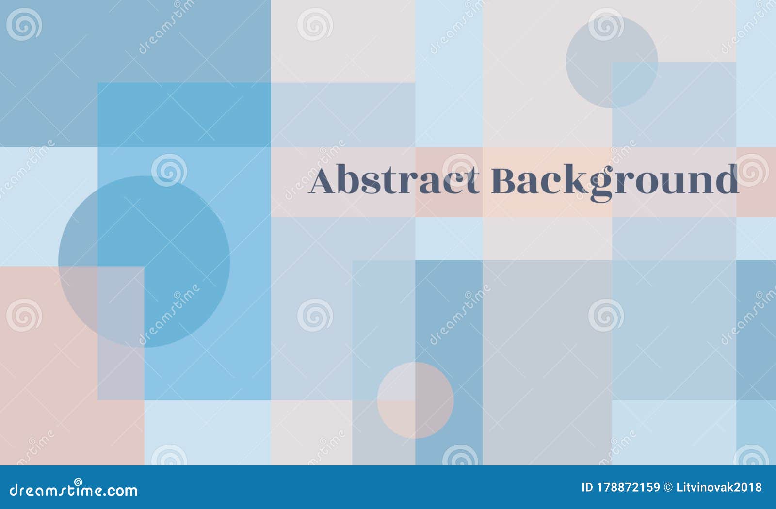 Abstract Background with Geometric Shapes. Composition of Rectangles ...