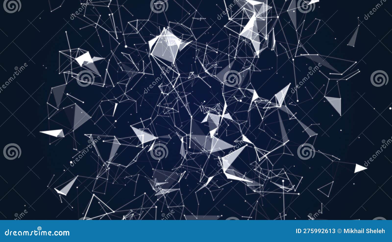 Abstract Background of Geometric Shapes. 3D Render Stock Illustration ...