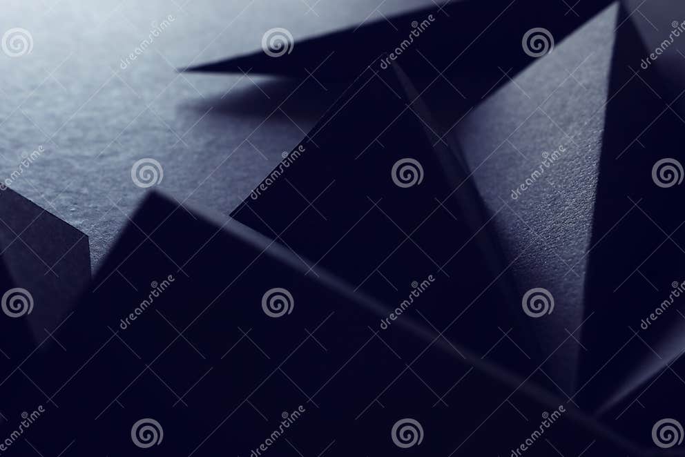 Abstract Background of Geometric Shapes. Dark Tones Stock Photo - Image ...