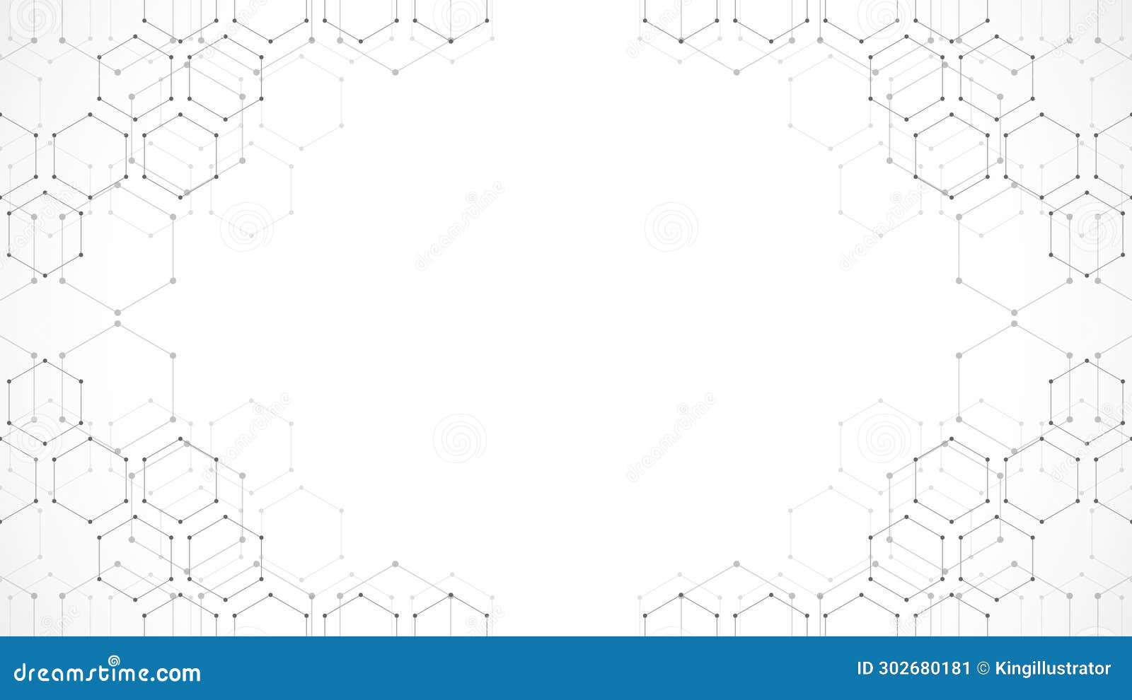 Abstract Background with Geometric Shapes and Hexagon Pattern Stock ...