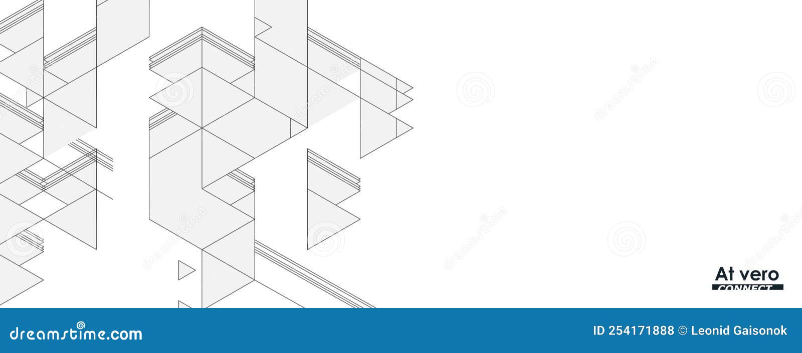 Abstract Background with Geometric Shapes and Hexagon Pattern. Modern ...