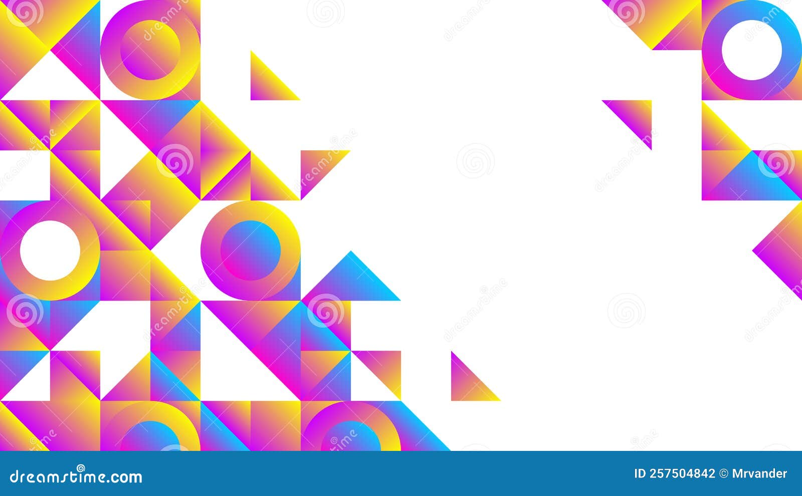 Abstract Background with Geometric Shapes. Vector Illustration Stock ...
